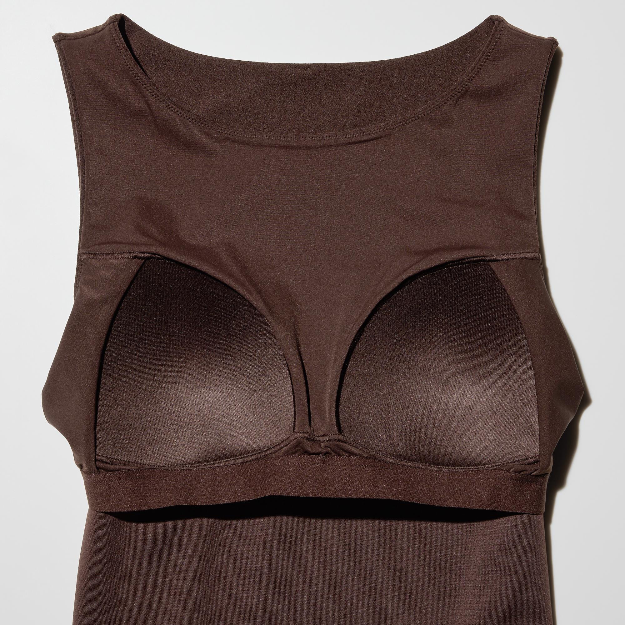 Women's Crepe Jersey Boat Neck Bra Top | UNIQLO CA