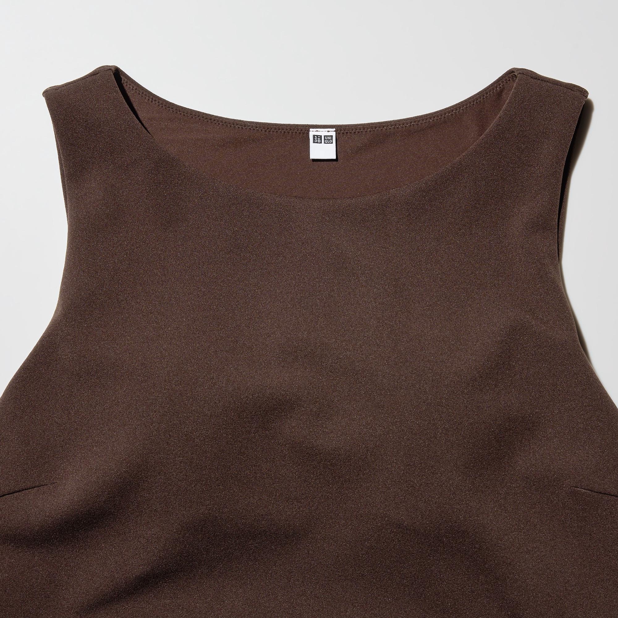Women's Crepe Jersey Boat Neck Bra Top | UNIQLO CA