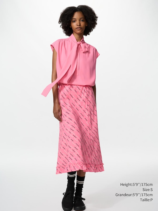 Women's Bow Tie Sleeveless Blouse | UNIQLO CA