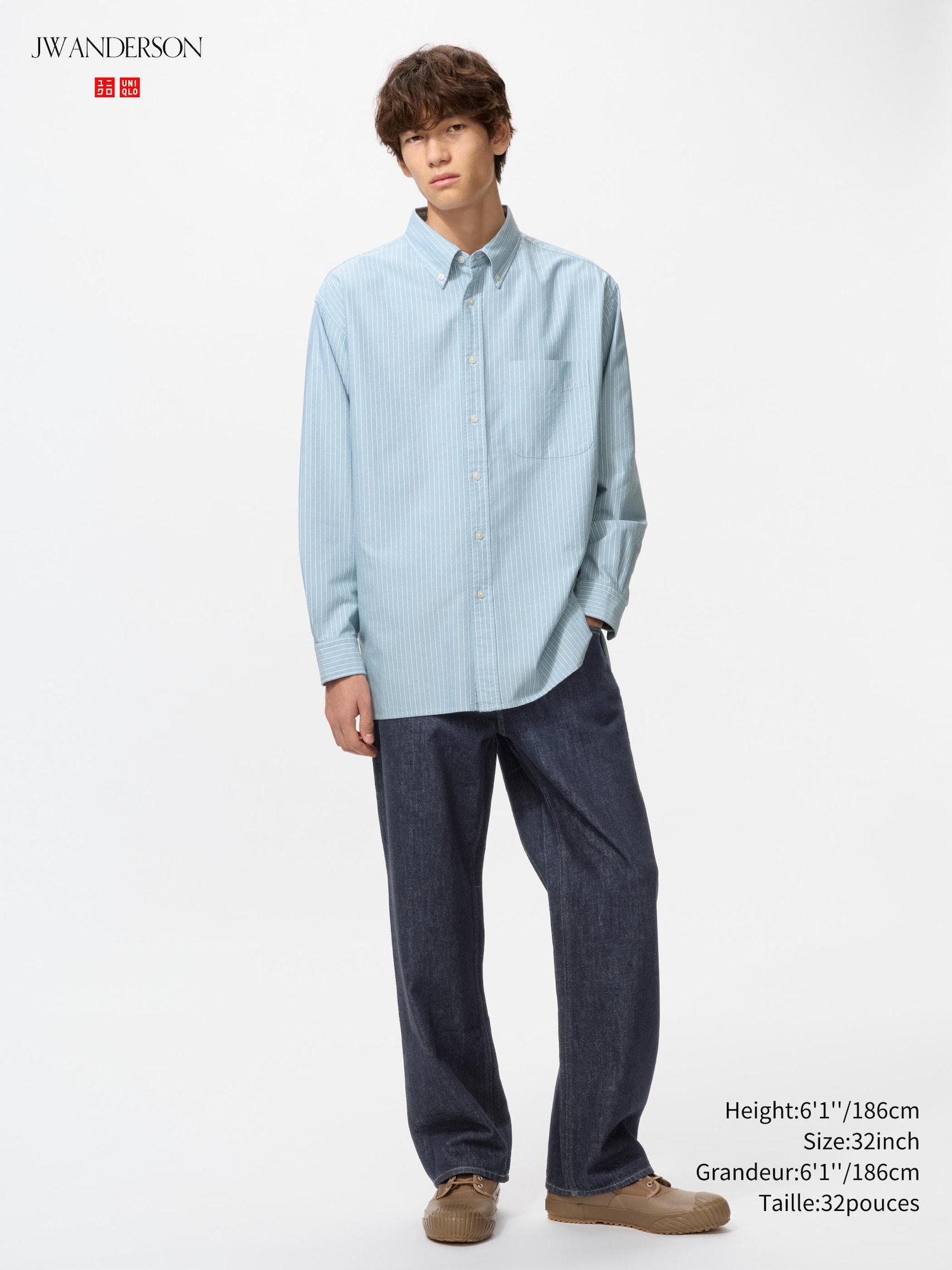 Men's STRAIGHT JEANS | EMBROIDERED LOGO | UNIQLO CA