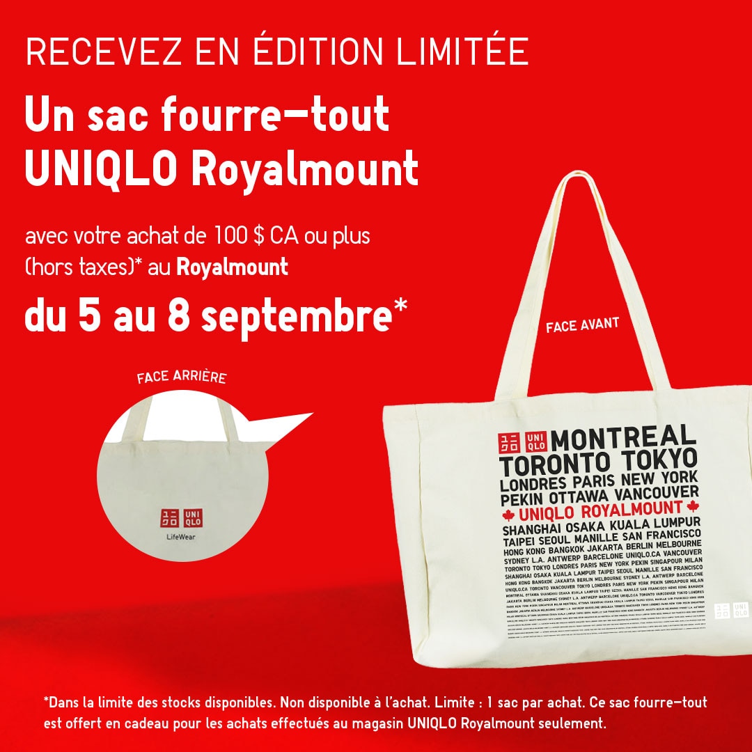 UNIQLO Royalmount | Ouverture de notre nouveau magasin | UNIQLO CA