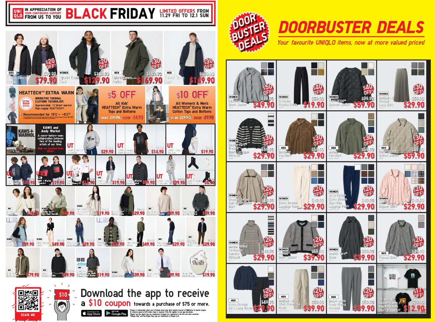BLACK FRIDAY EVENT | UNIQLO CA
