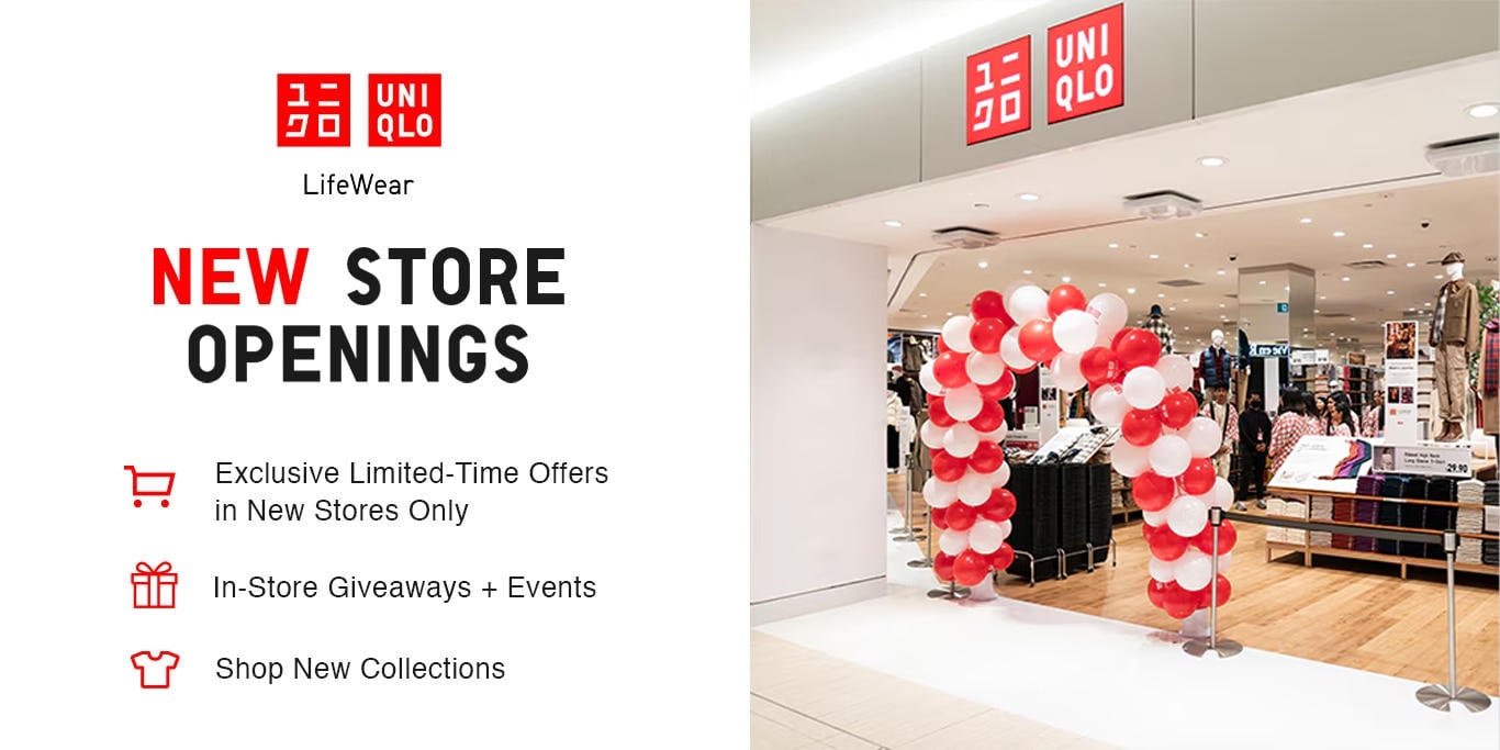 New Store Openings | UNIQLO CA