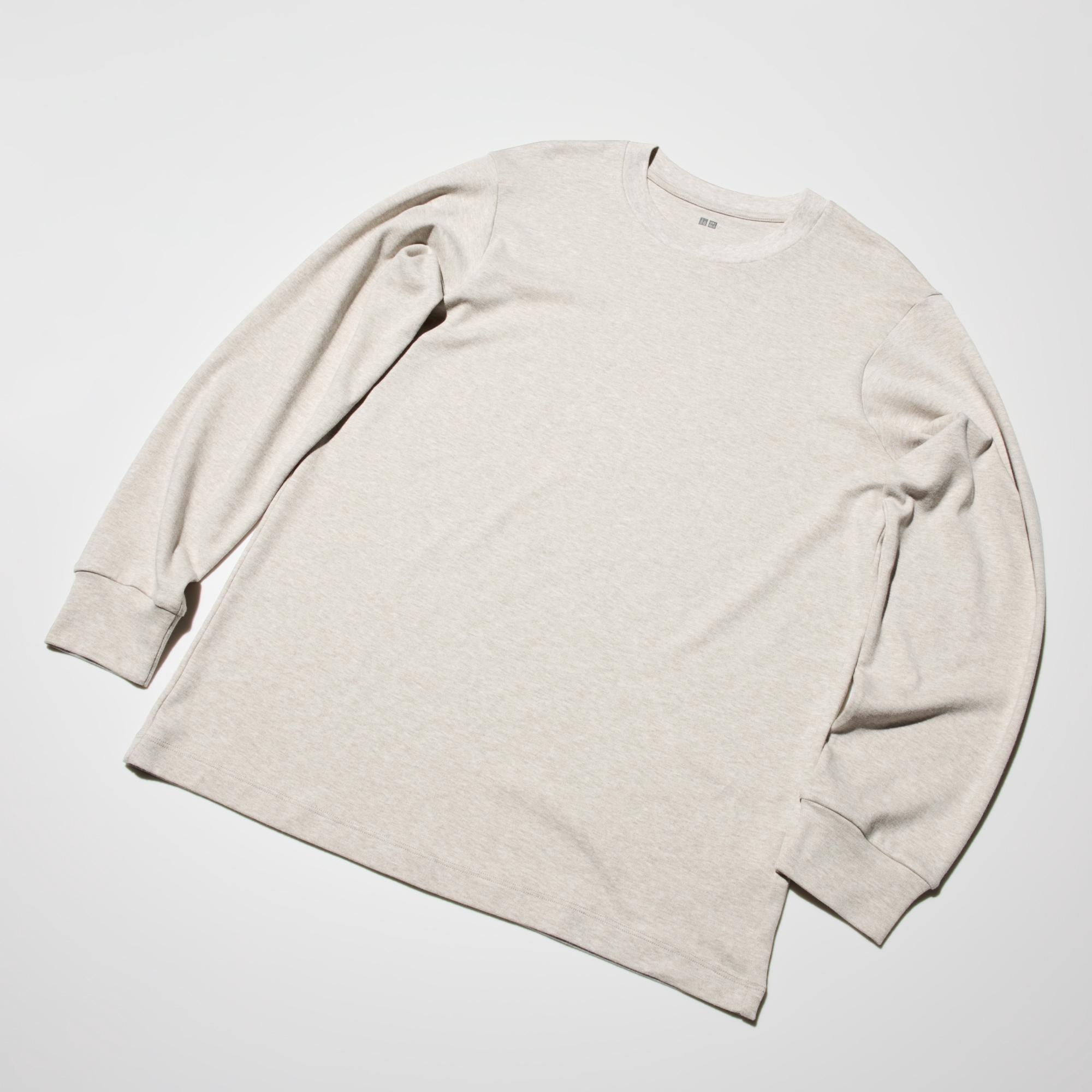 Soft Velours Langarmshirt (Rundhals) für Erwachsene | UNIQLO DE