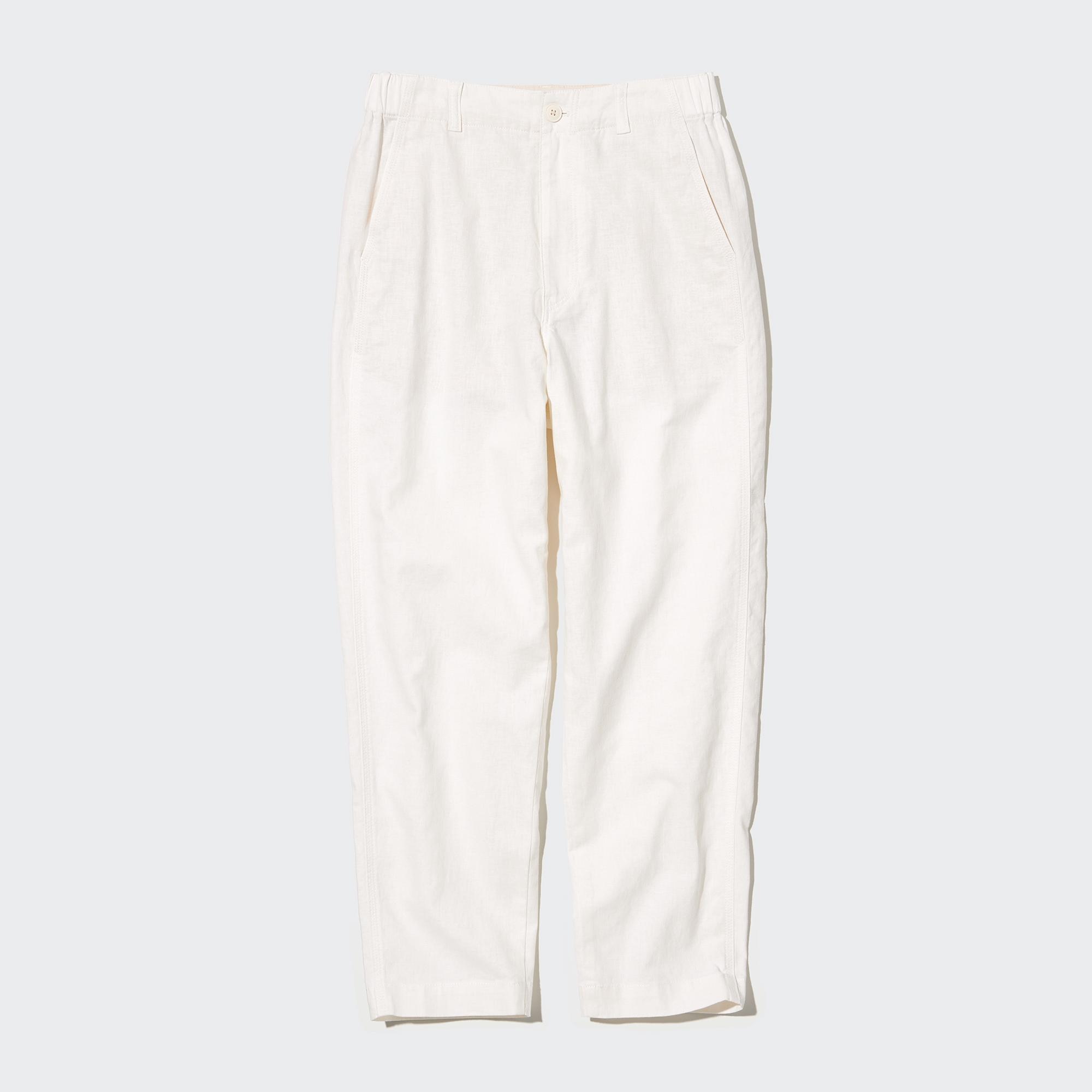 Pantalon Fuselé En Lin Et Coton | UNIQLO