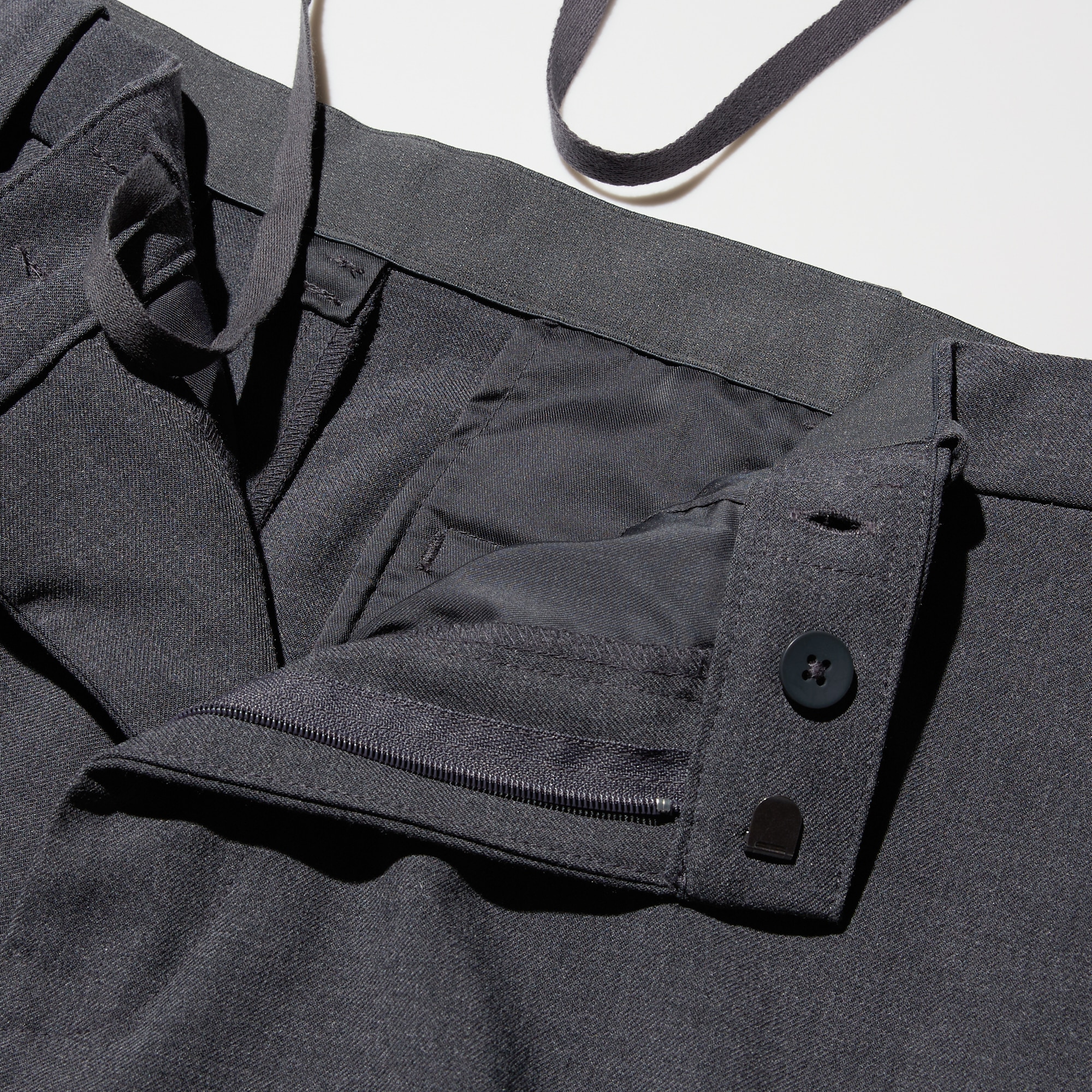 Men's Smart Wool-Like Ankle Length Trousers (Longer) | UNIQLO DE