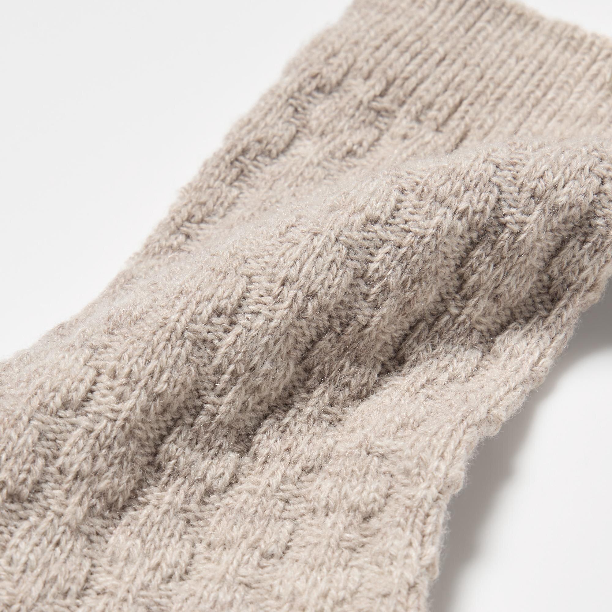 Women's HEATTECH Socks (Cable) | UNIQLO DE
