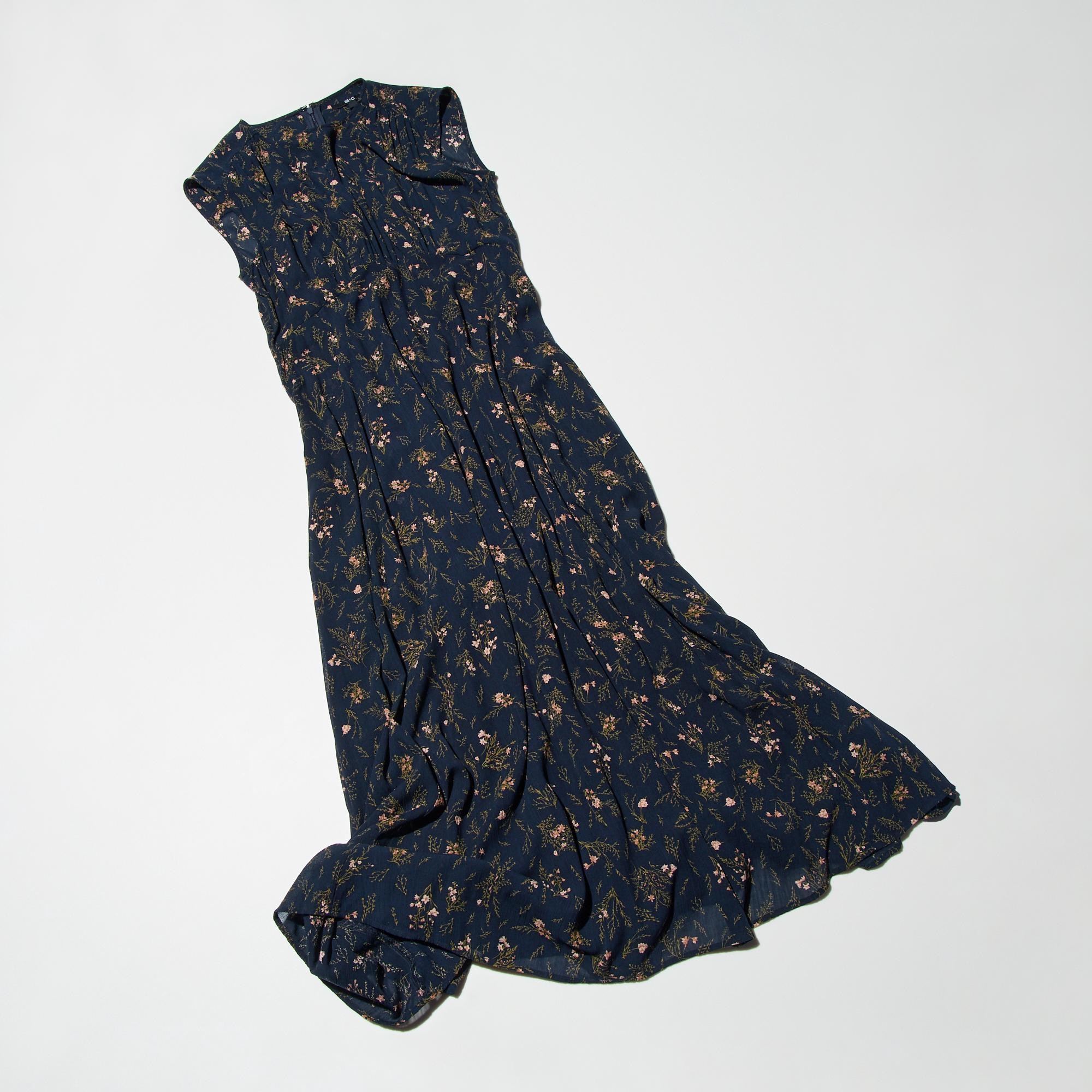 Robe Évasée (imprimée, sans manches) pour Femme | UNIQLO FR