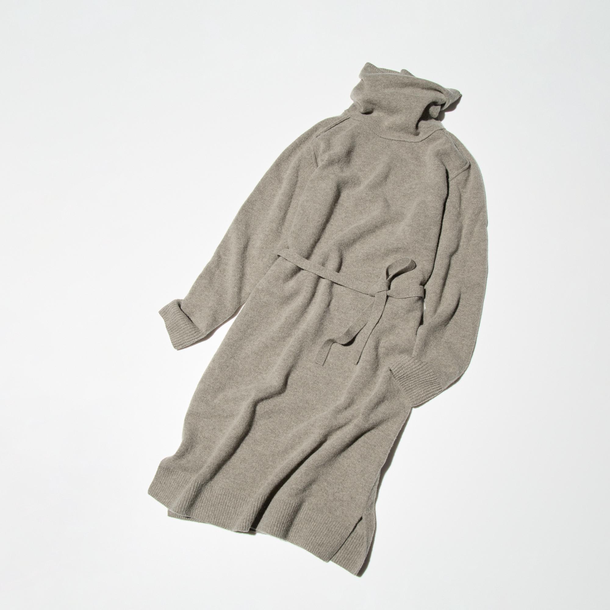 Robe En Laine à Col Roulé pour Femme | UNIQLO FR