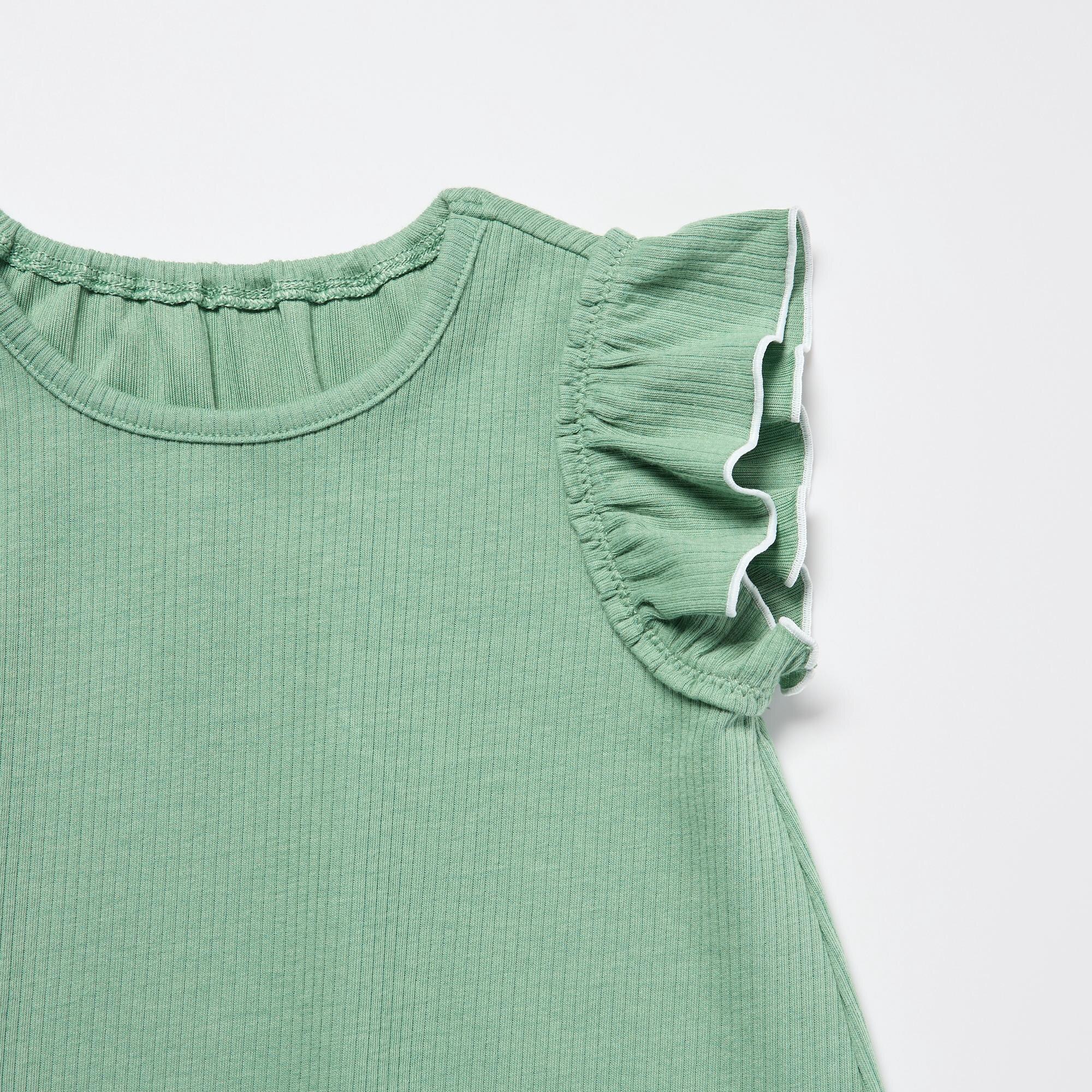 Babies' DRY Crew Neck T-Shirt (Frill) | UNIQLO DE