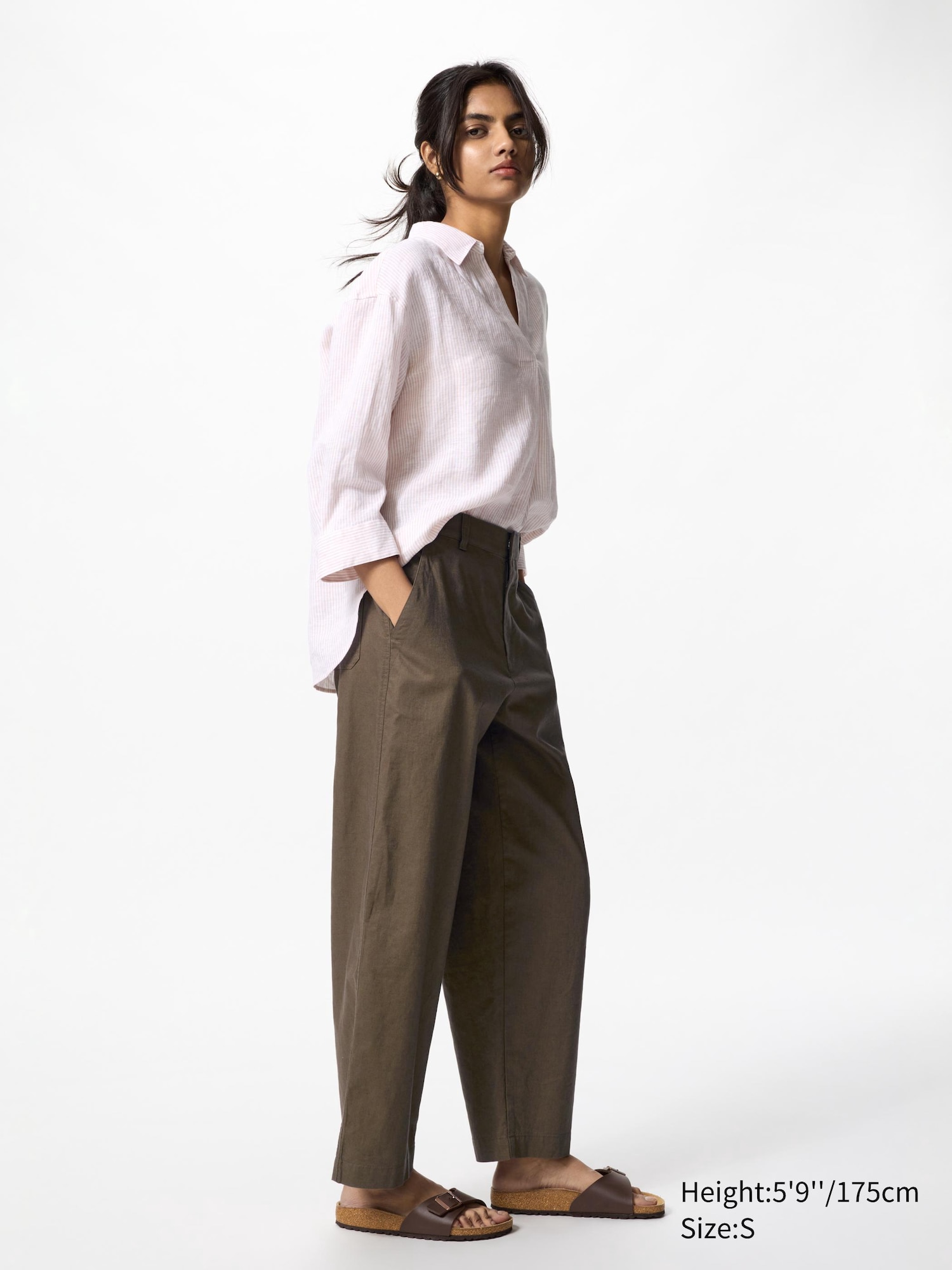 UNIQLO Pantalón lino algodón (largo) | StyleHint