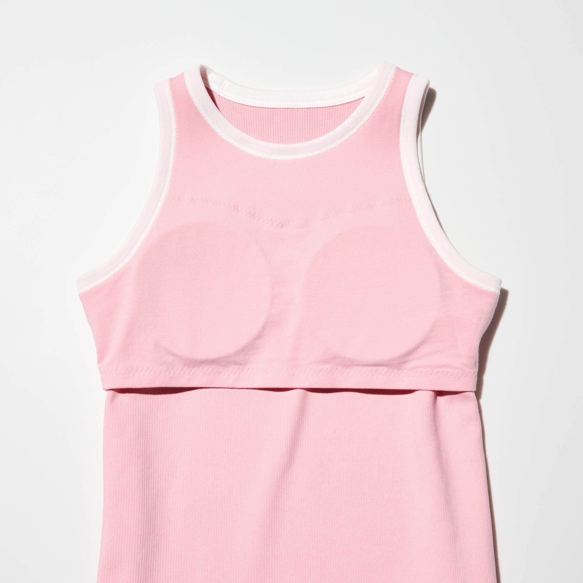 Kids' Ribbed Cropped Bra Top (Ringer) | UNIQLO FI