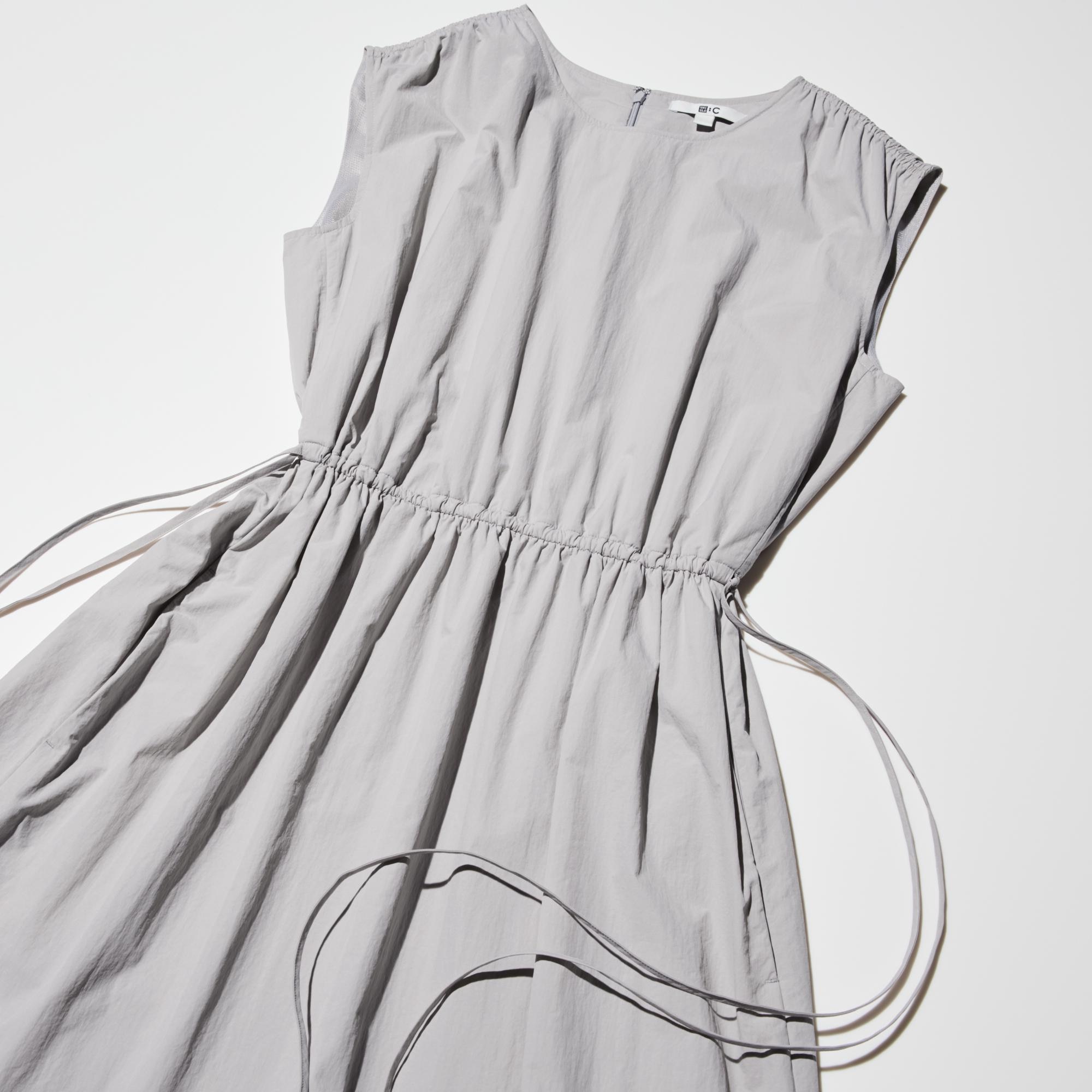 Women's Gathered Dress (Sleeveless) | UNIQLO ES