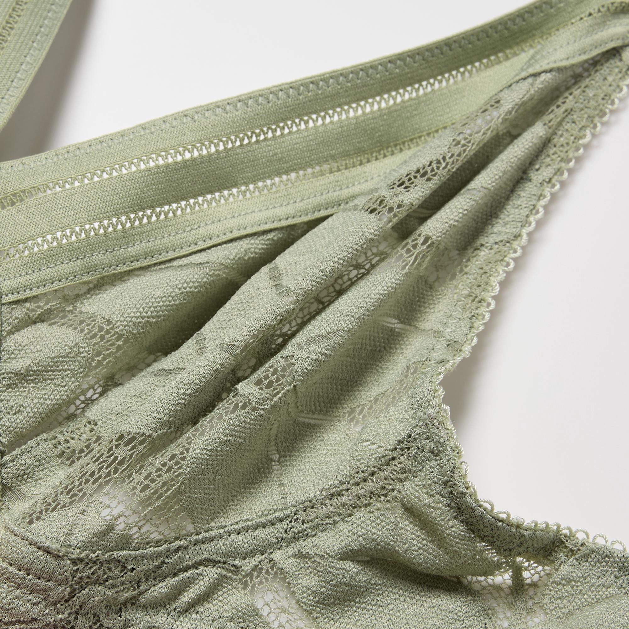 Women's Lace Wireless Bra (Patterned) | UNIQLO CZ