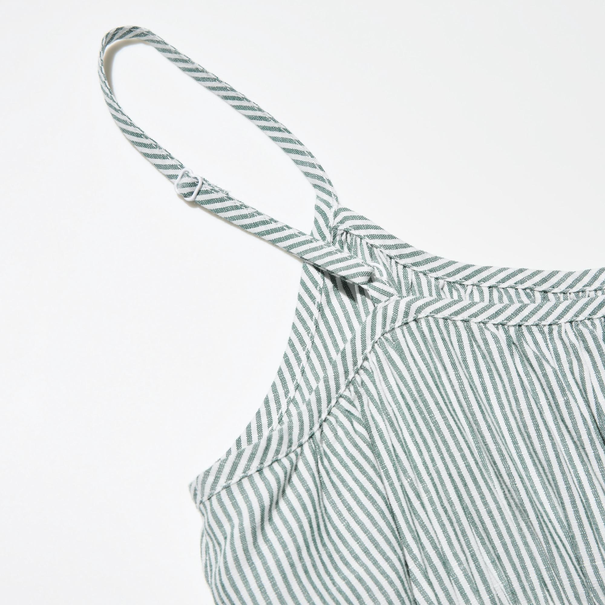 Robe en lin mélangé (Rayée) pour Femme | UNIQLO FR