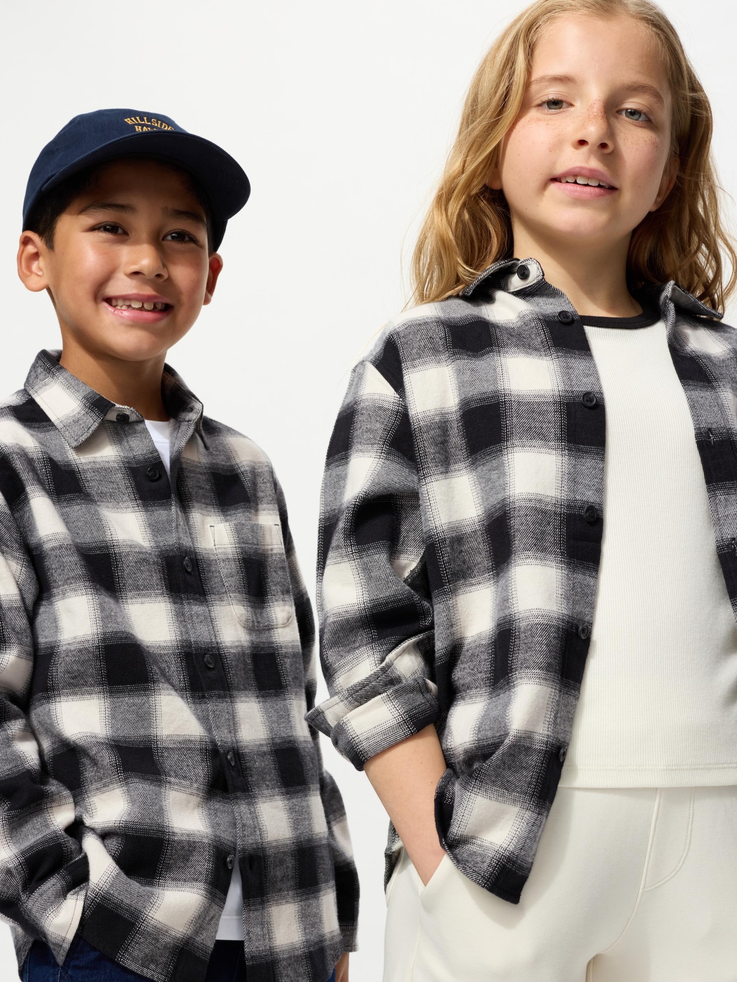 Kids' Flannel Shirt (Check) | UNIQLO ES