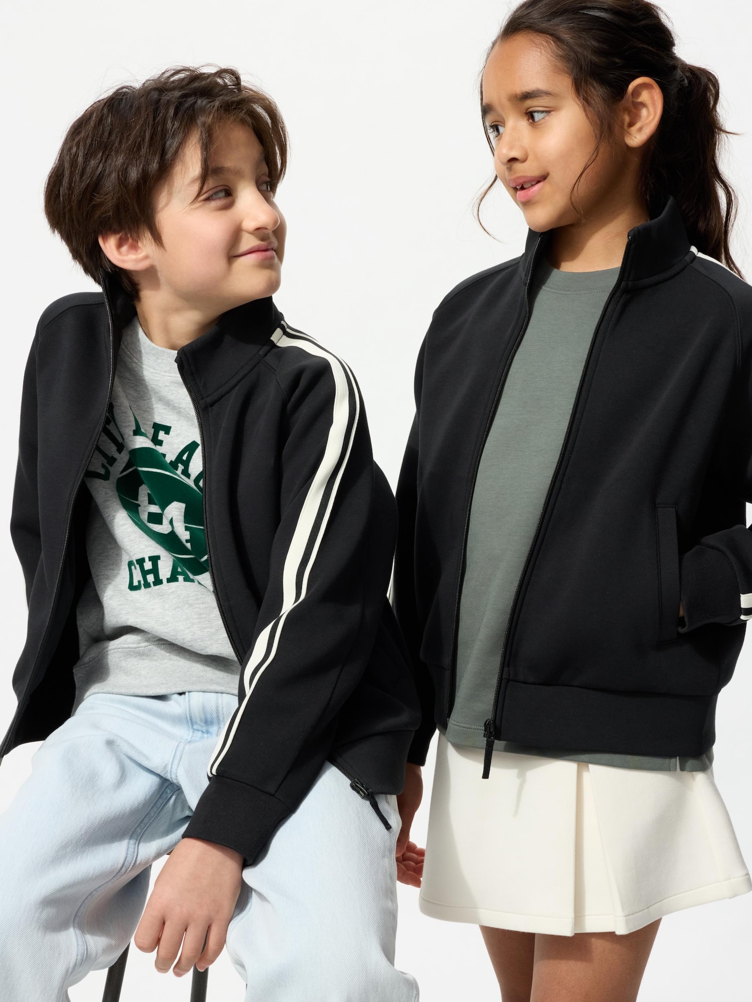 Kids' DRY Sweat Full-Zip Jacket | UNIQLO IT