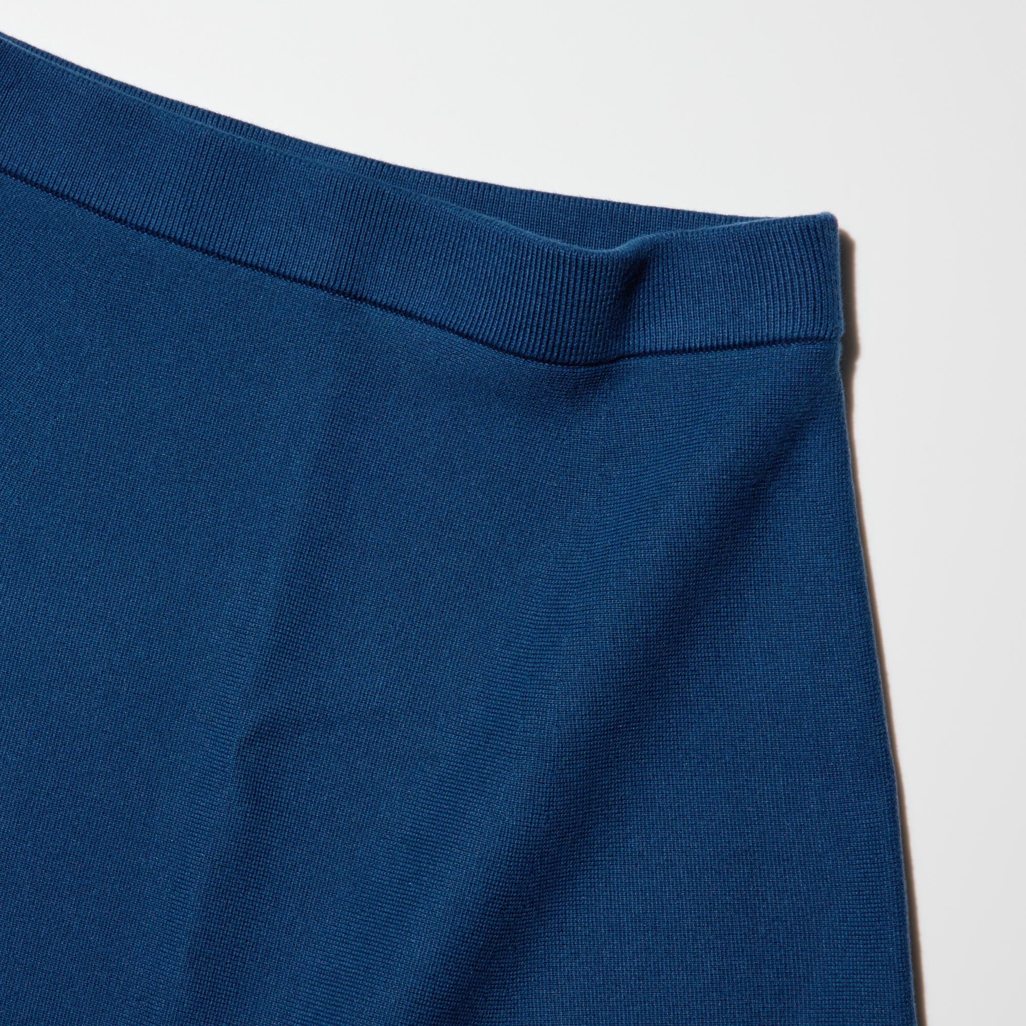 Dames Ribgebreide Flared Rok (Machinewasbaar) | UNIQLO BE