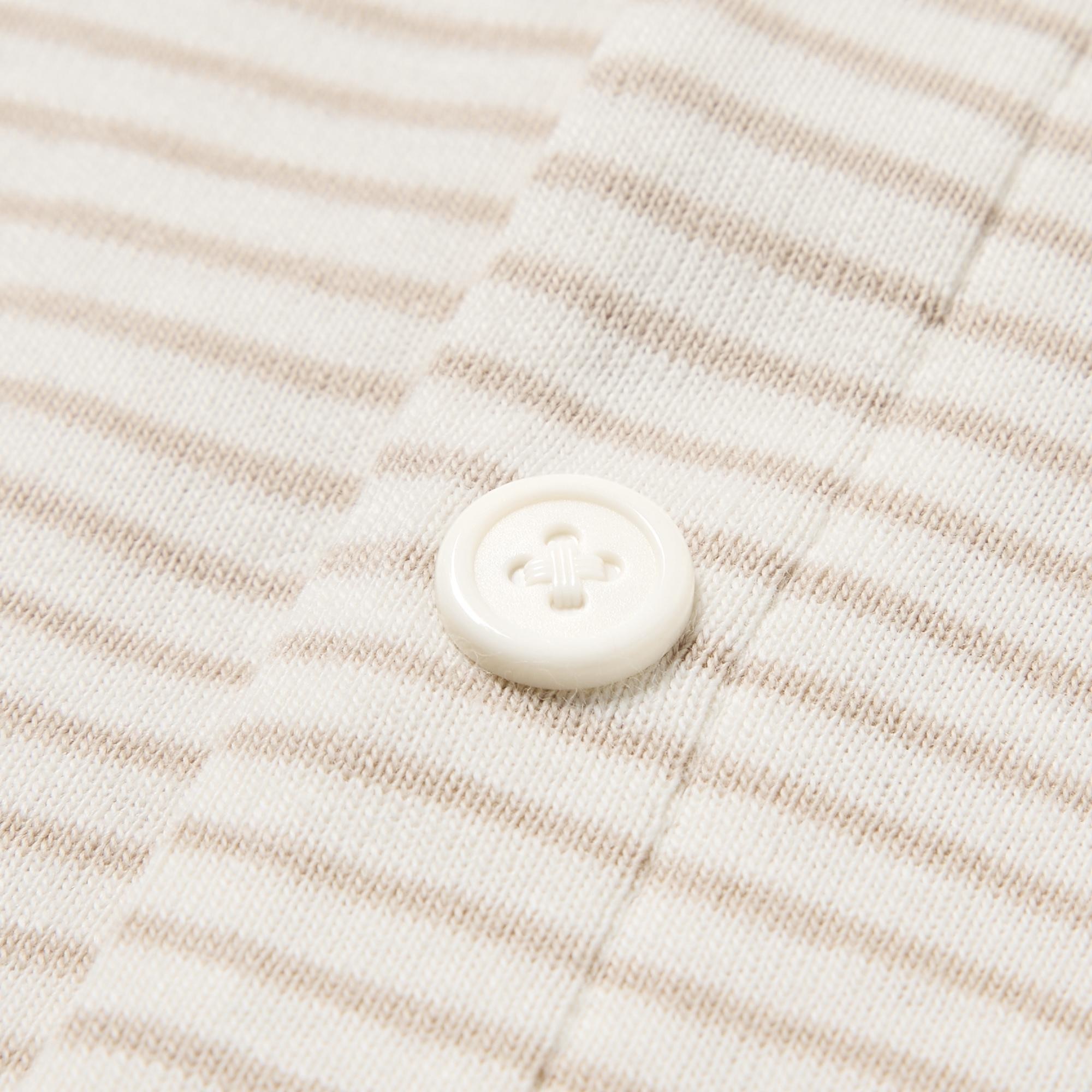 Babies' Newborn Ribbed One Piece Outfit (Long Sleeve, Stripe) | UNIQLO LU