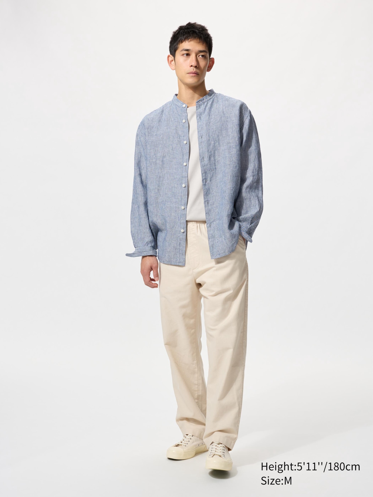 Pantalón confort lino mezcla para Hombre | UNIQLO ES