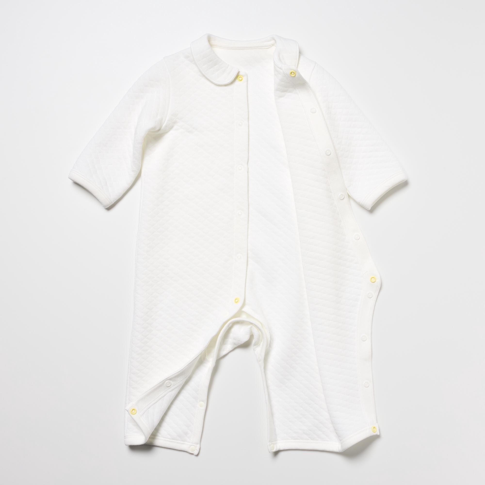 Babies' Quilted One Piece Outfit (Long Sleeve) | UNIQLO LU