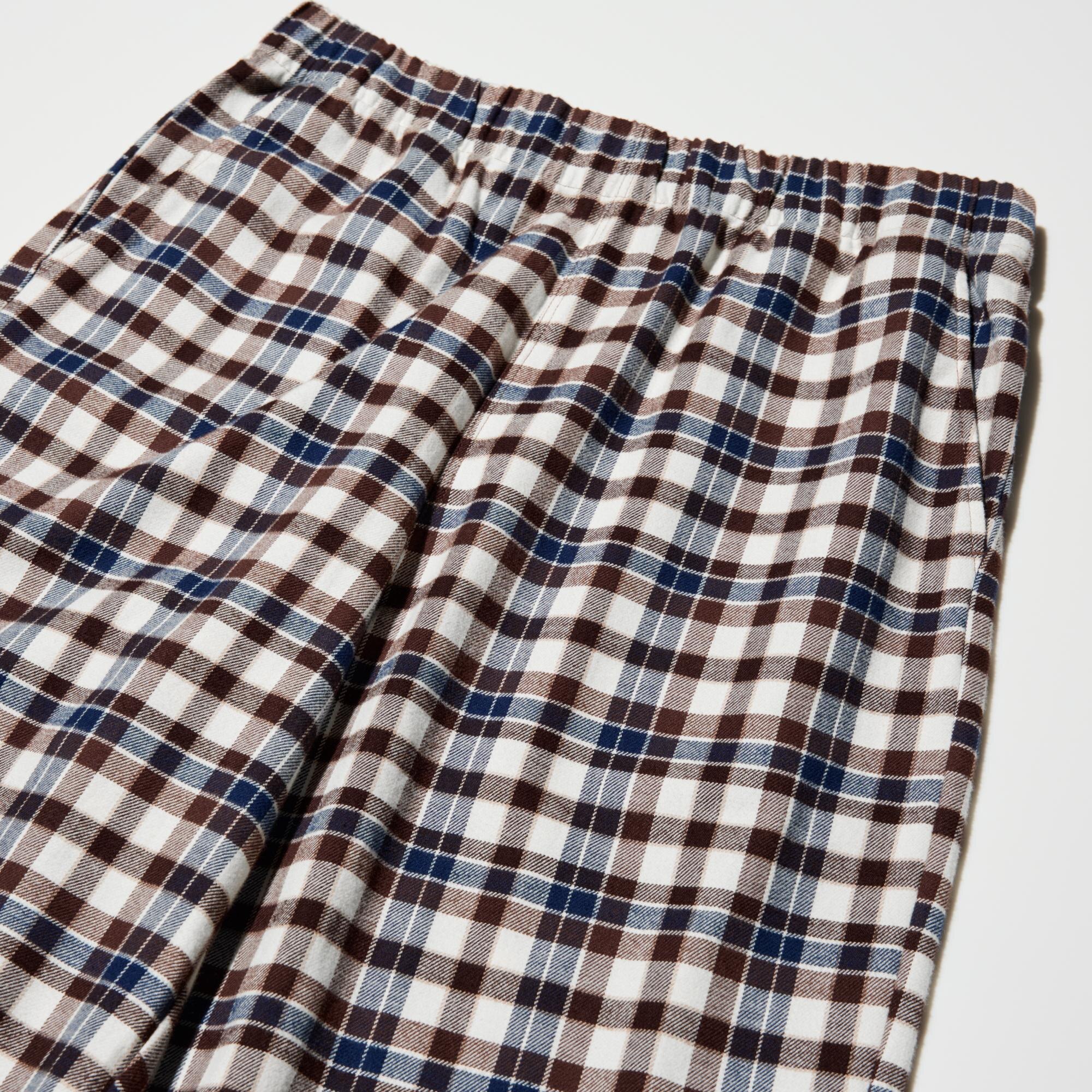 Pantaloni Flanella a Quadri da Donna | UNIQLO IT