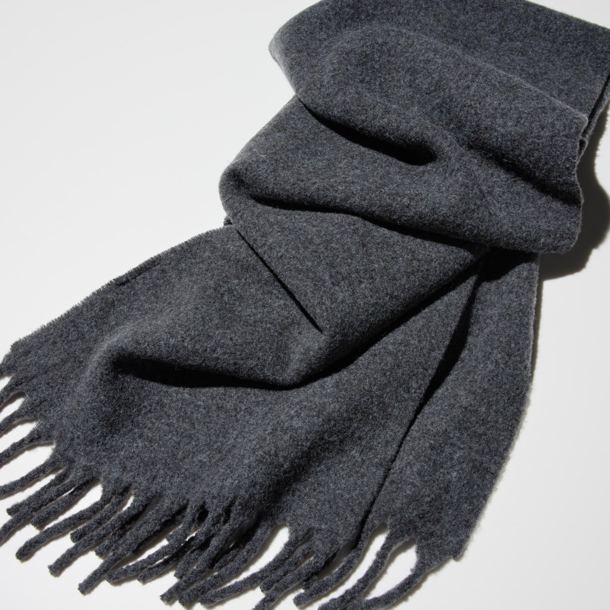 Unisex Soufflé Yarn Chunky Stole | UNIQLO DE