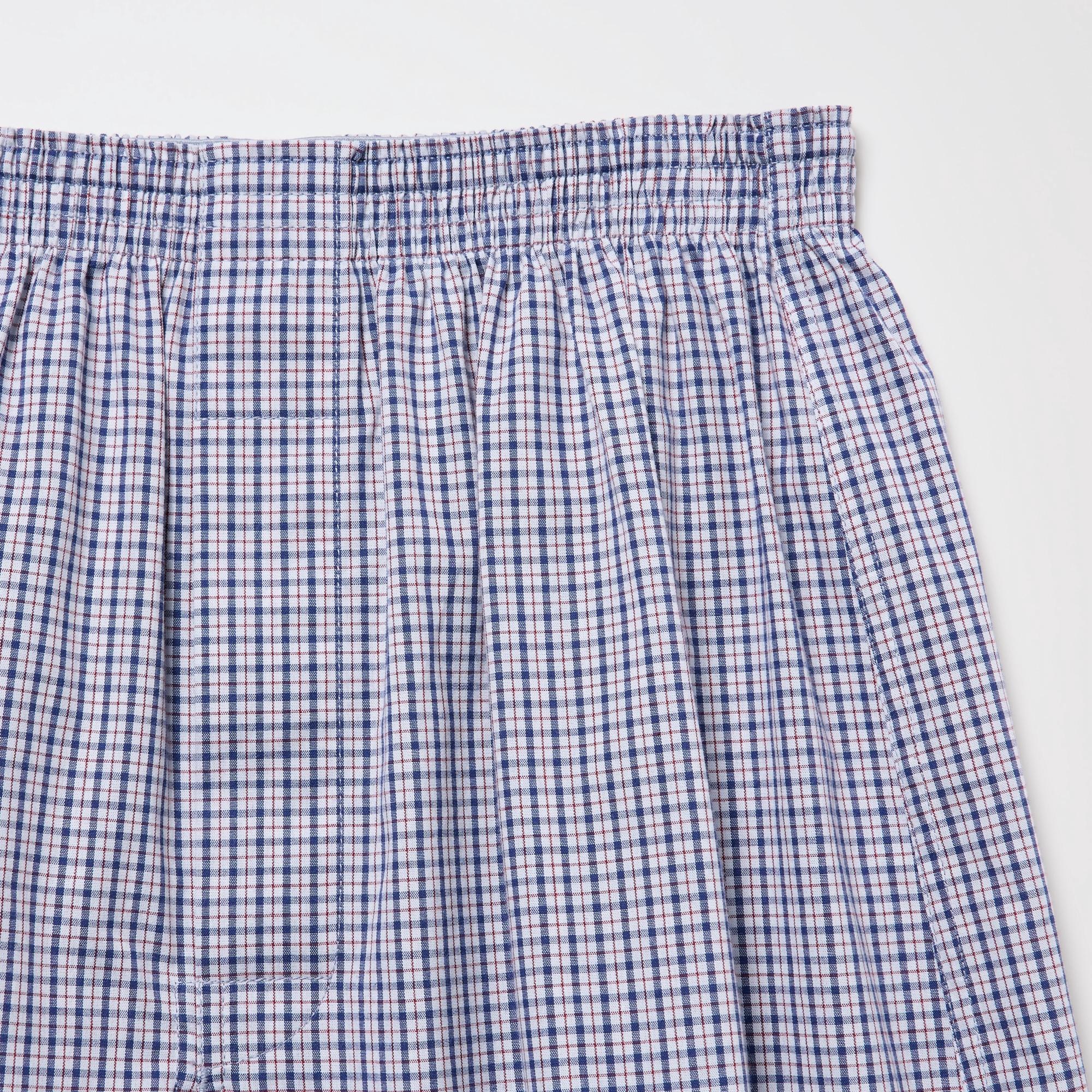 Men's Woven Trunks (Check) | UNIQLO PL