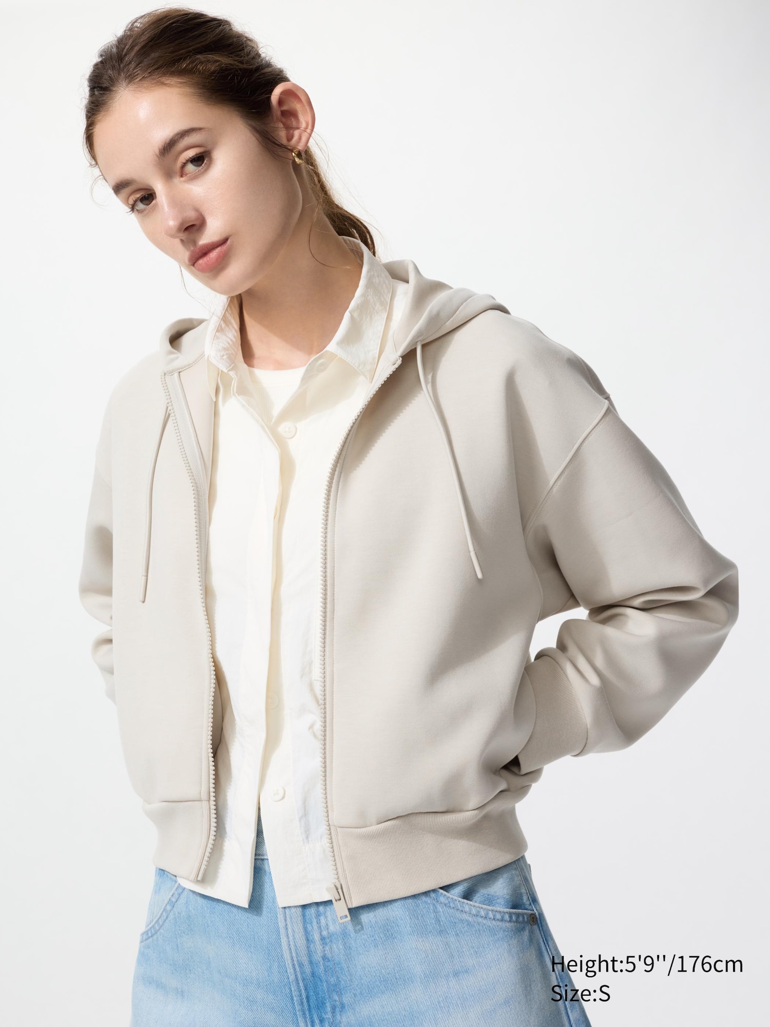 Sweat DRY zippé à capuche pour Femme | UNIQLO FR