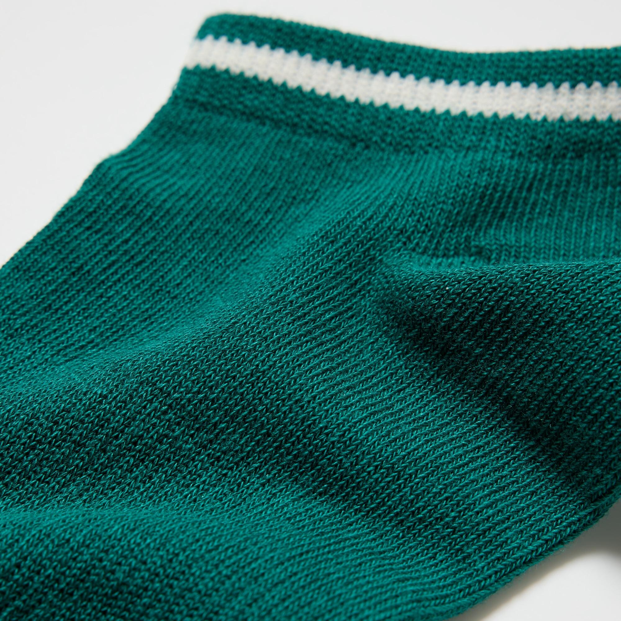 Kids' Short Socks (Line, 3 Pairs) | UNIQLO EE