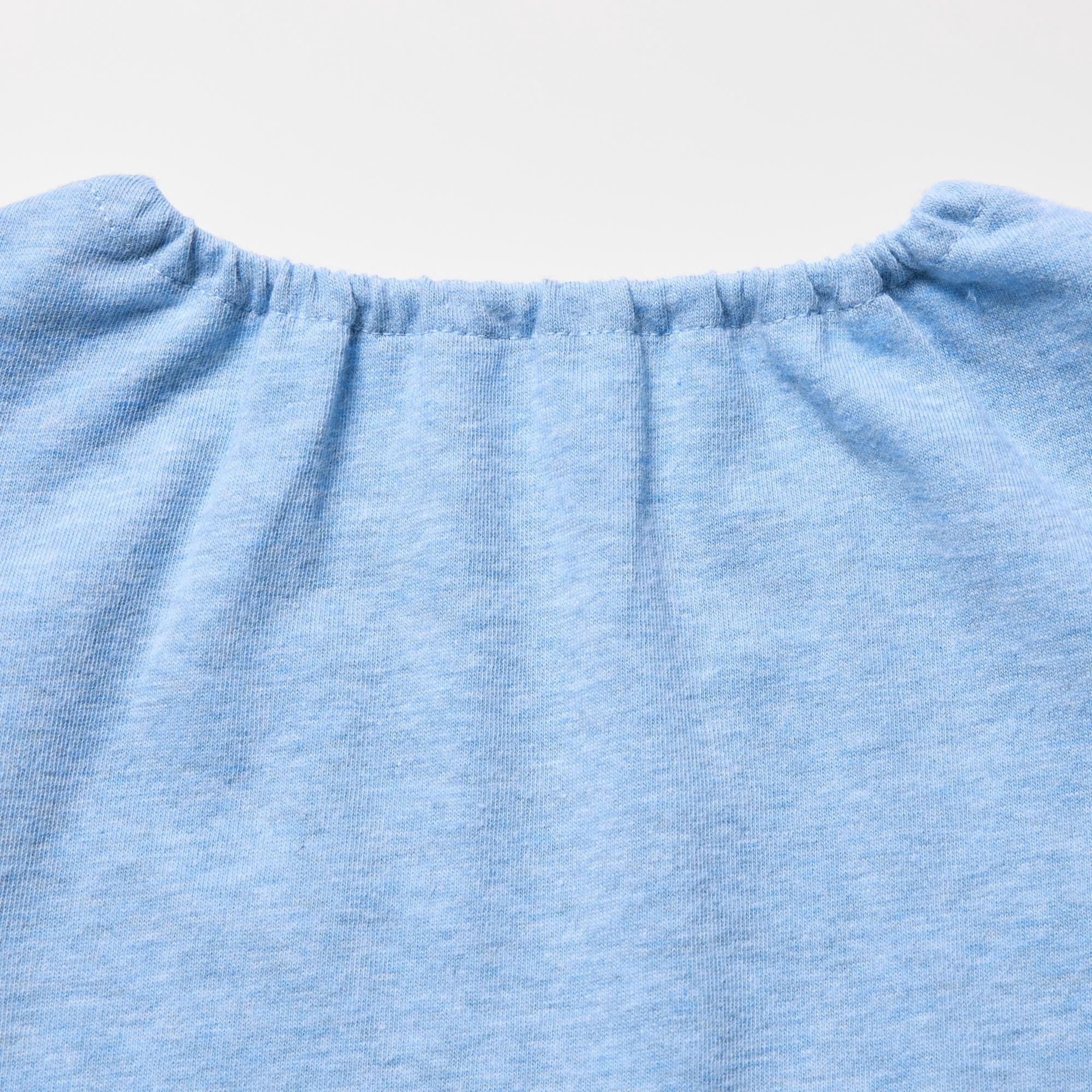 Babies' AIRism Cotton Crew Neck T-Shirt (Frill) | UNIQLO PT