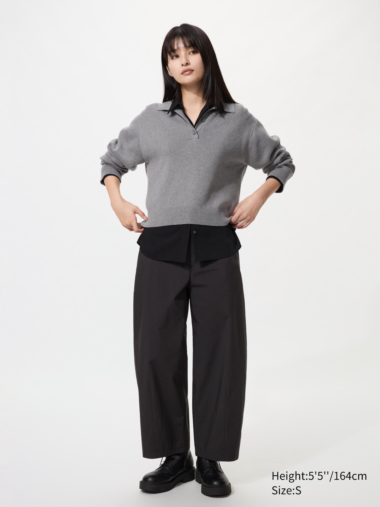 Women's Curve Cropped Trousers | UNIQLO LV