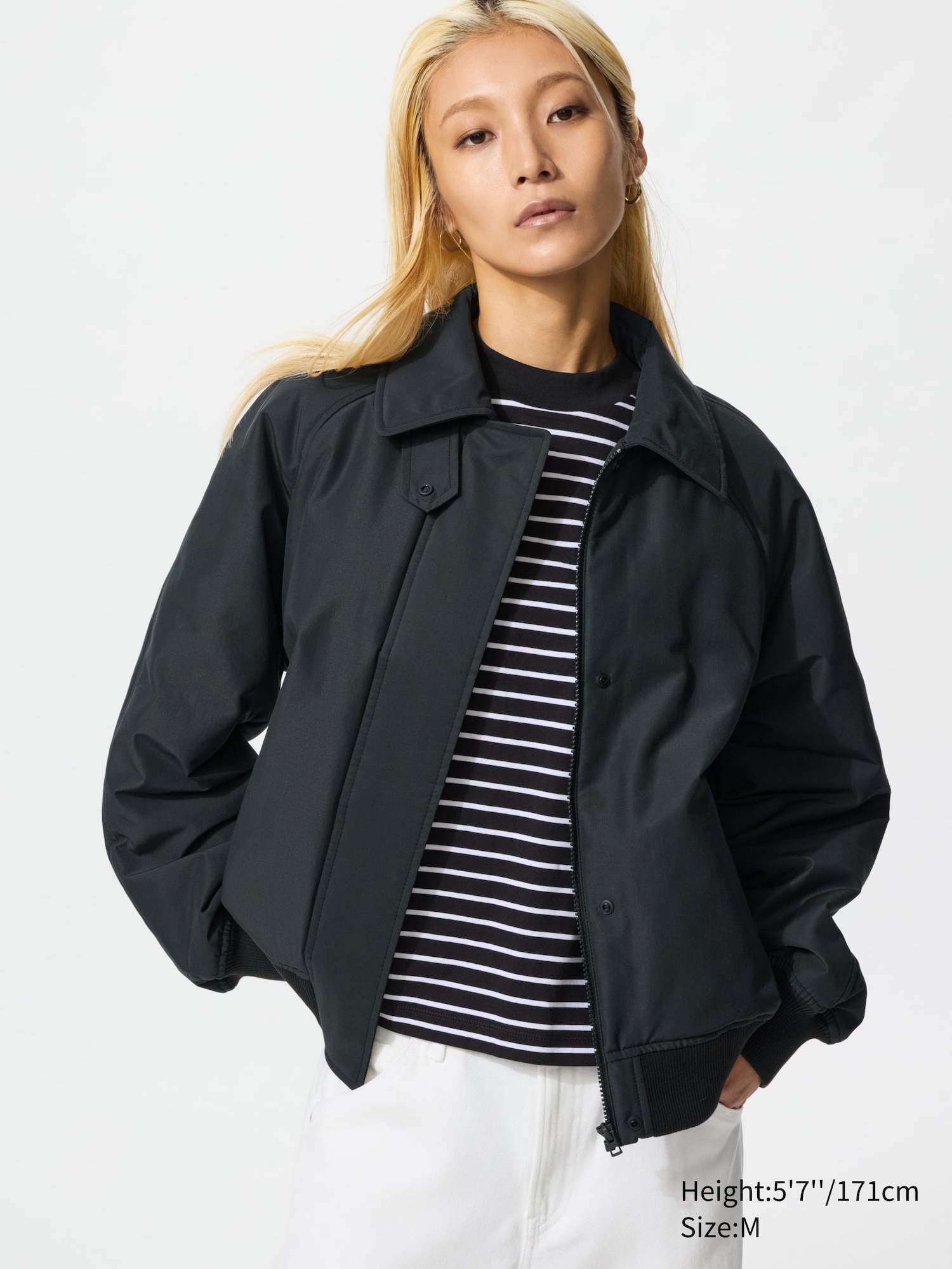 Women's PUFFERTECH Ribbed Blouson (Relaxed) | UNIQLO HR