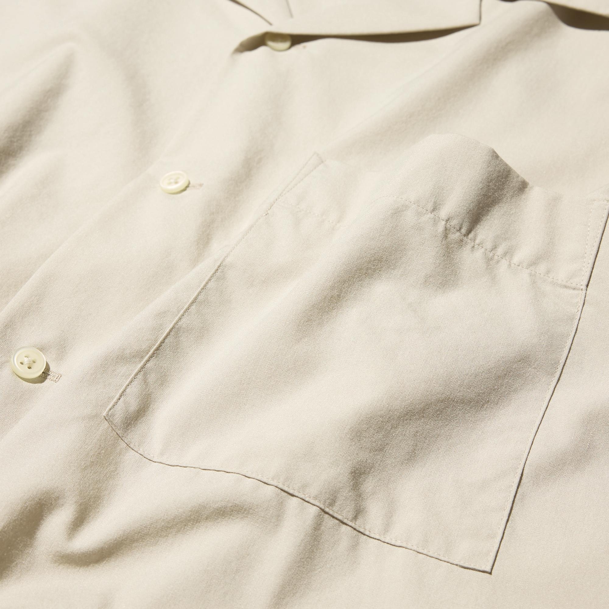 Men's Open Collar Shirt (Short Sleeve) | UNIQLO DE
