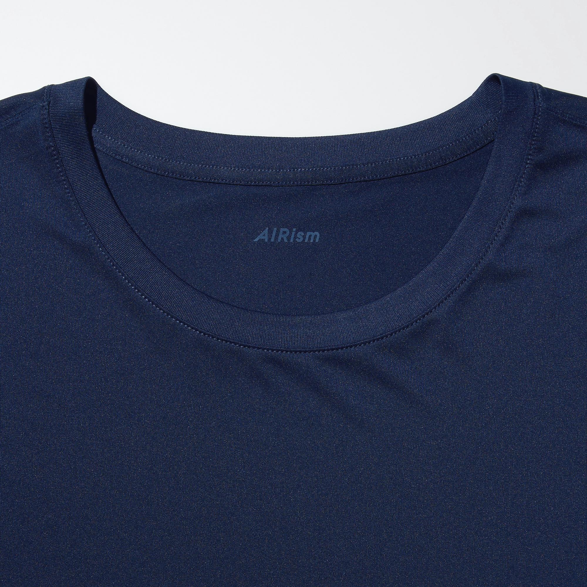 Men's AIRism Crew Neck T-Shirt | UNIQLO GR