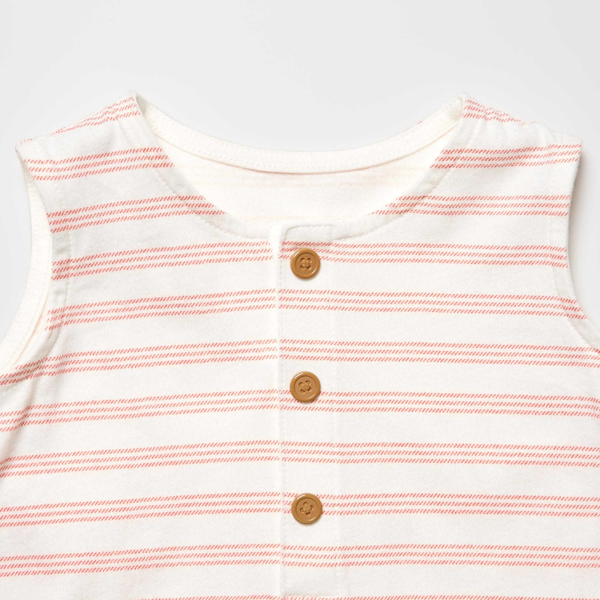 Babies' One Piece Outfit (Sleeveless, Striped) | UNIQLO AT