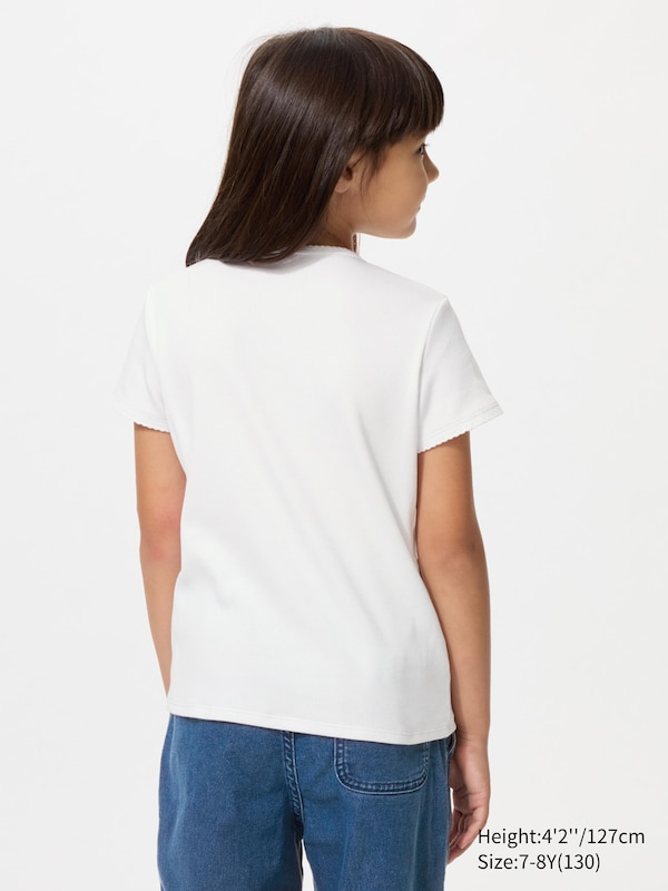 Kids' Ribbed T-Shirt | UNIQLO DK