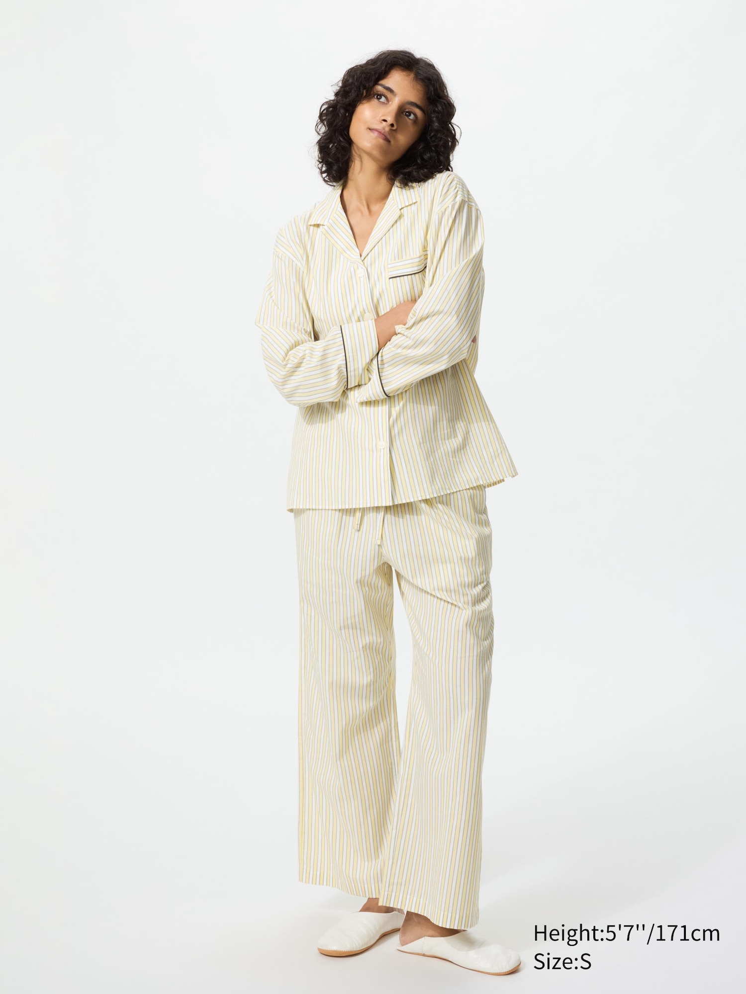 Women's Cotton Pyjamas (Long Sleeve) | UNIQLO CZ