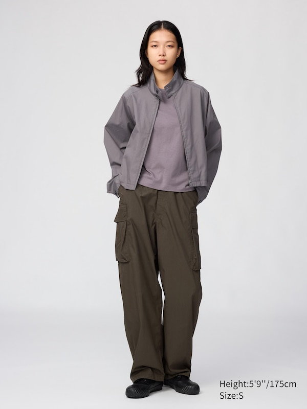 Women's Cotton Blend Short Blouson | UNIQLO AT