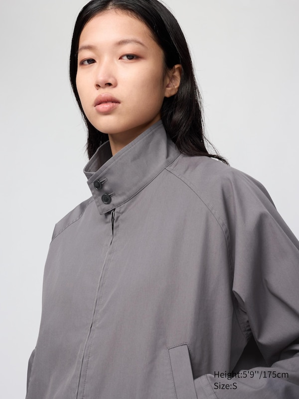 Women's Cotton Blend Short Blouson | UNIQLO AT