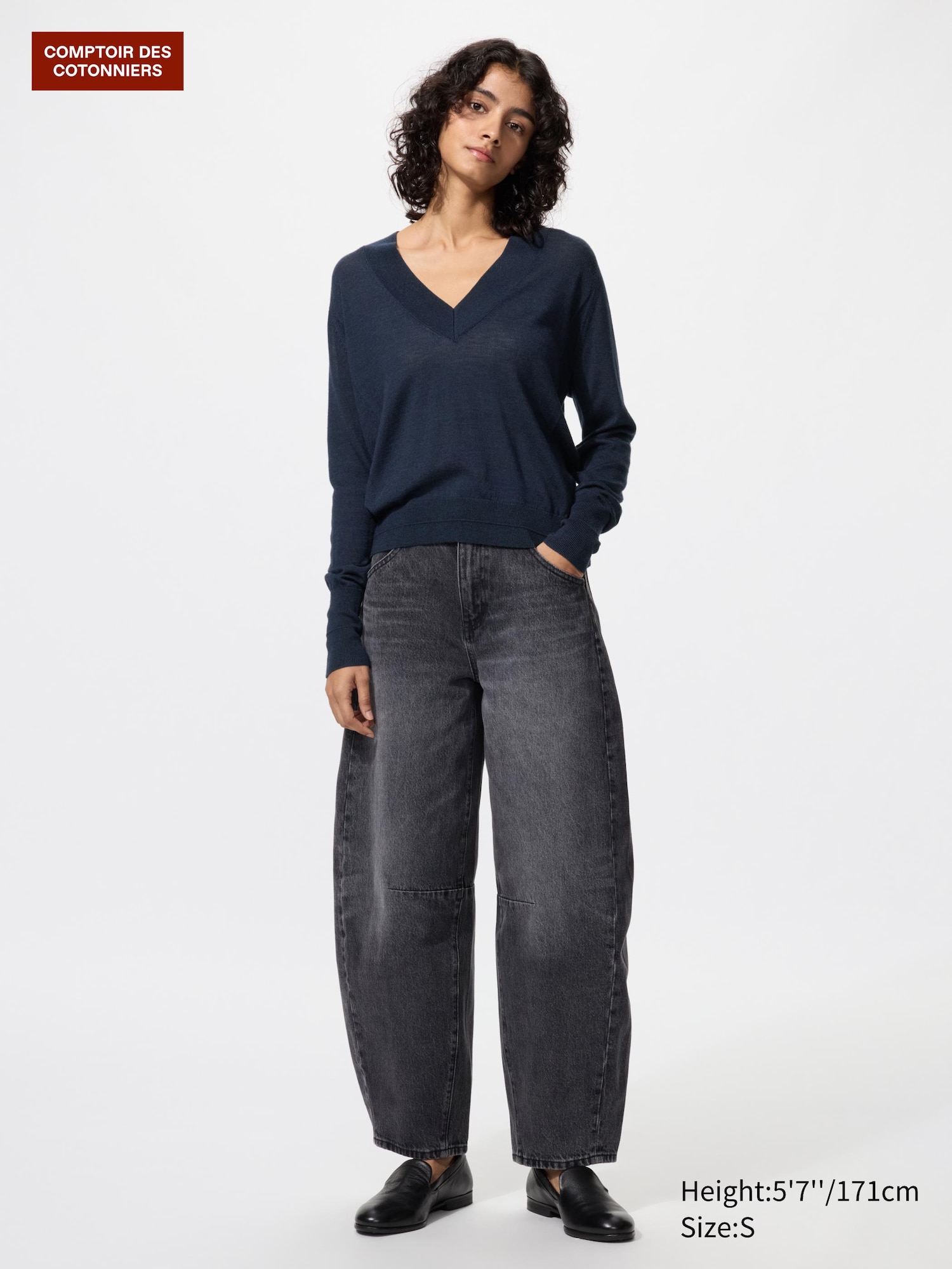 Women's Barrel Leg Jeans | UNIQLO IE