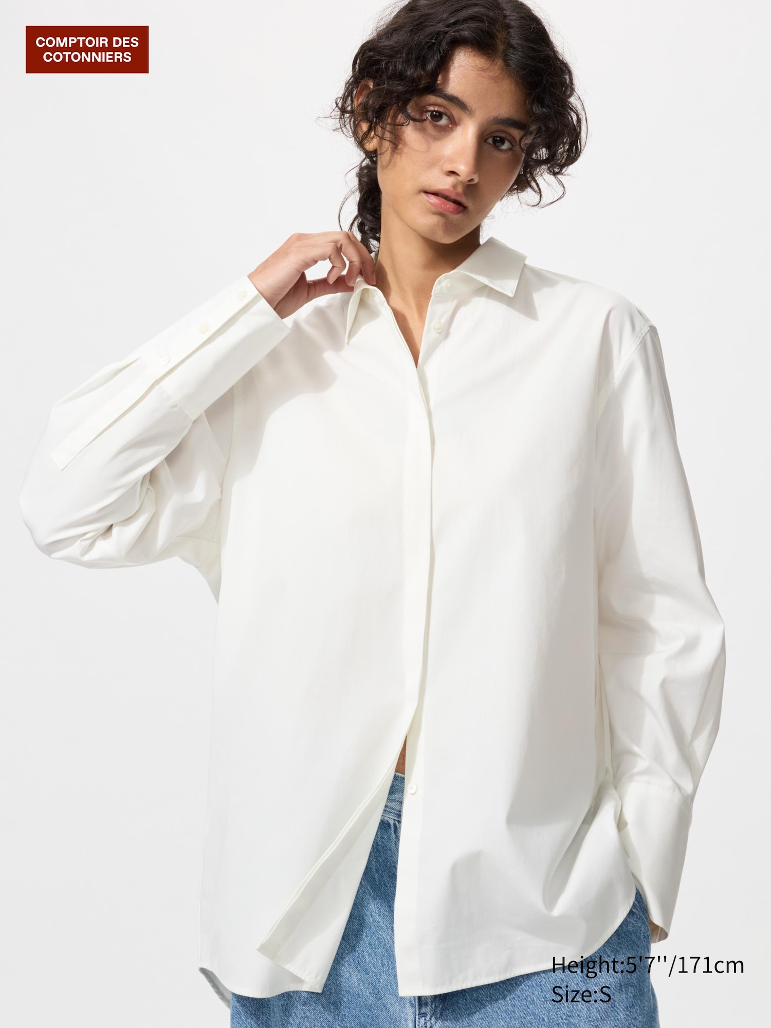 Baumwolle Bluse (lang) für Damen | UNIQLO DE