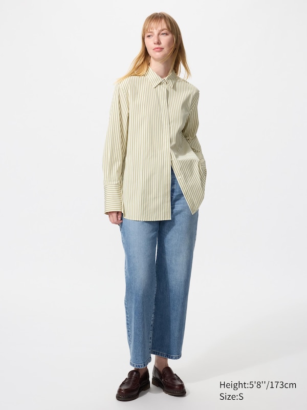Women's Cotton Long Shirt | UNIQLO PT
