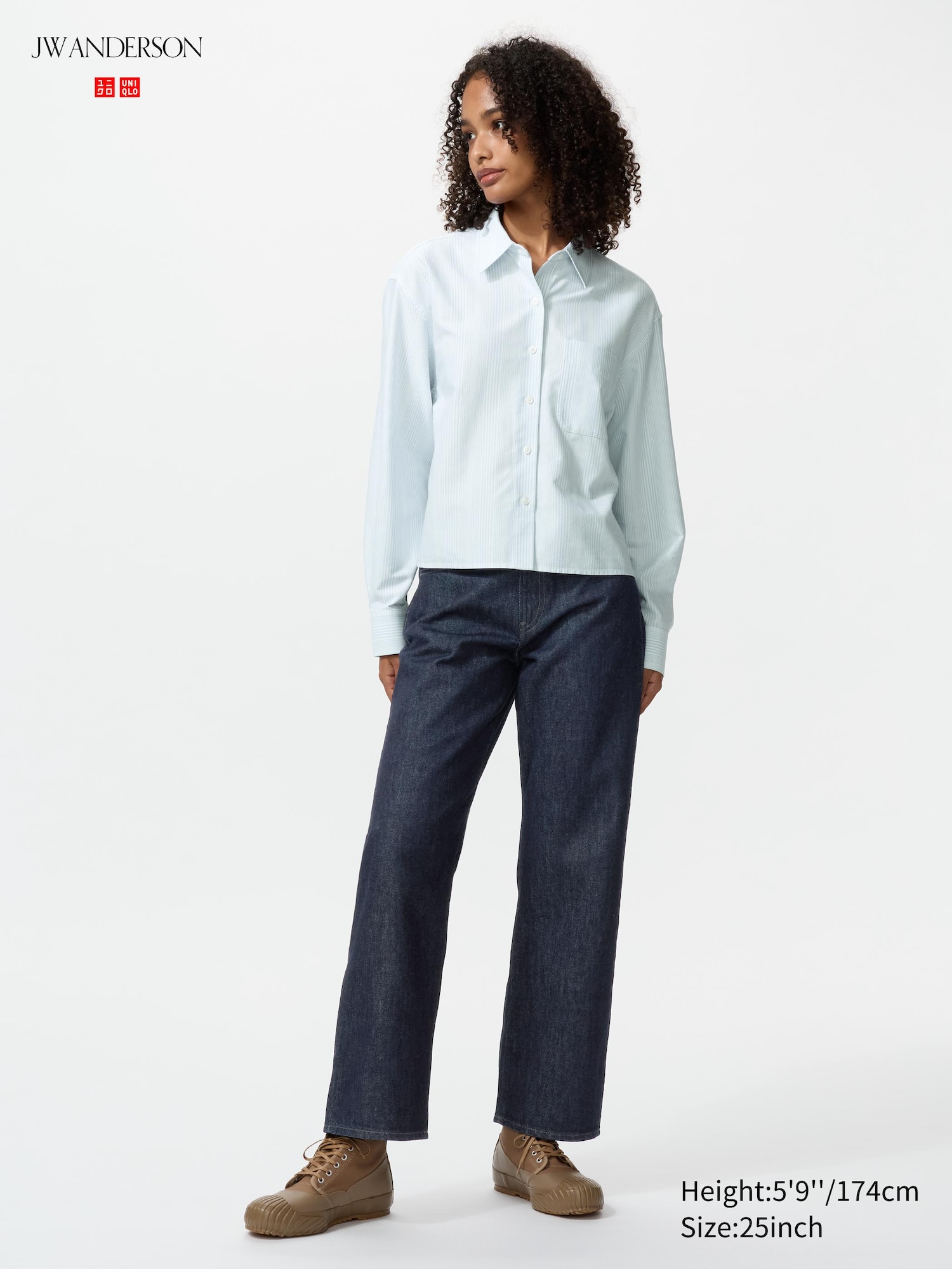 Women's Straight Jeans (Shorter) | UNIQLO SK