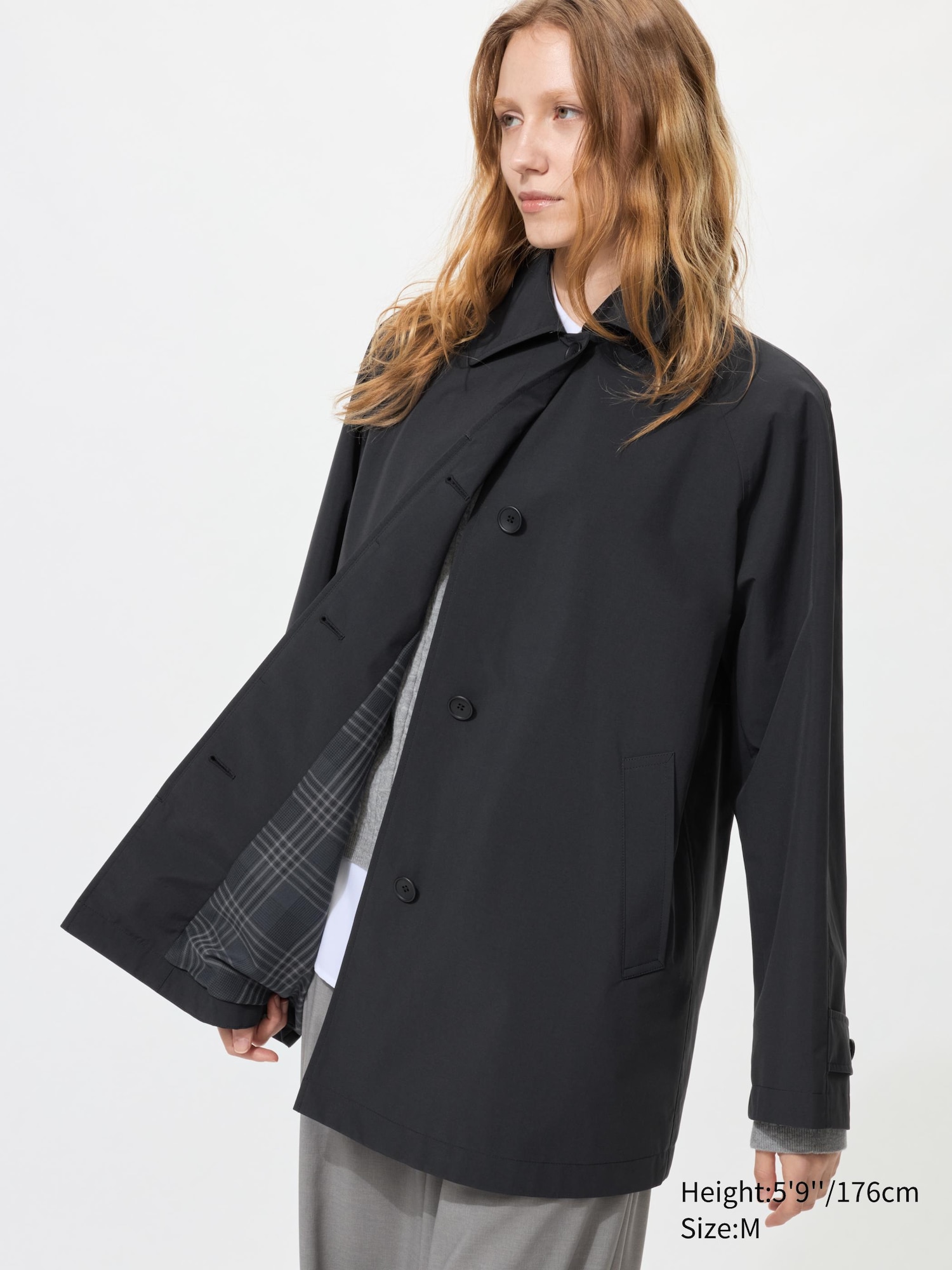 Women's Single Breasted Short Coat (Relaxed) | UNIQLO FR
