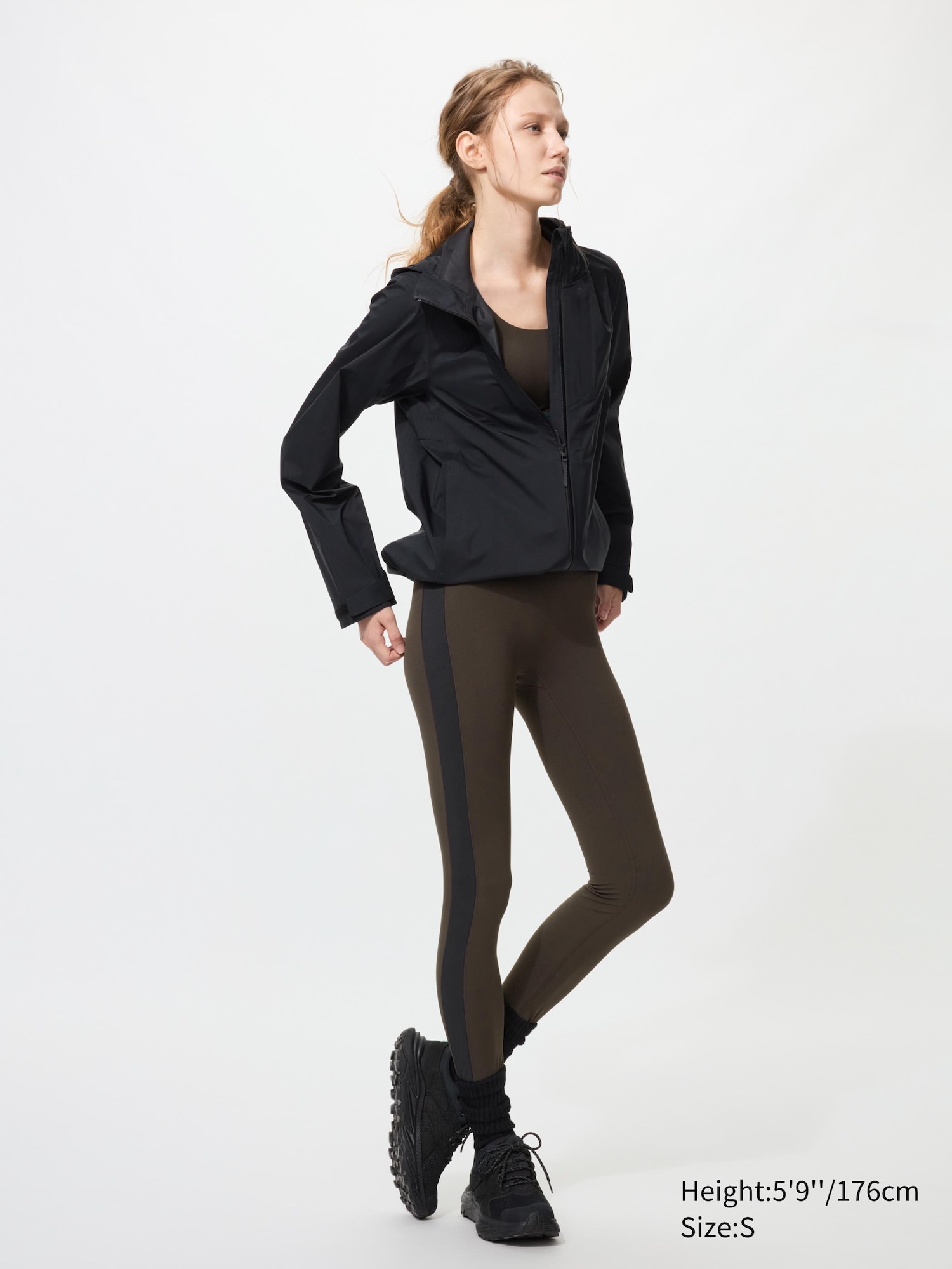 Women's Ultra Stretch Active Leggings (Line, Longer) | UNIQLO LT