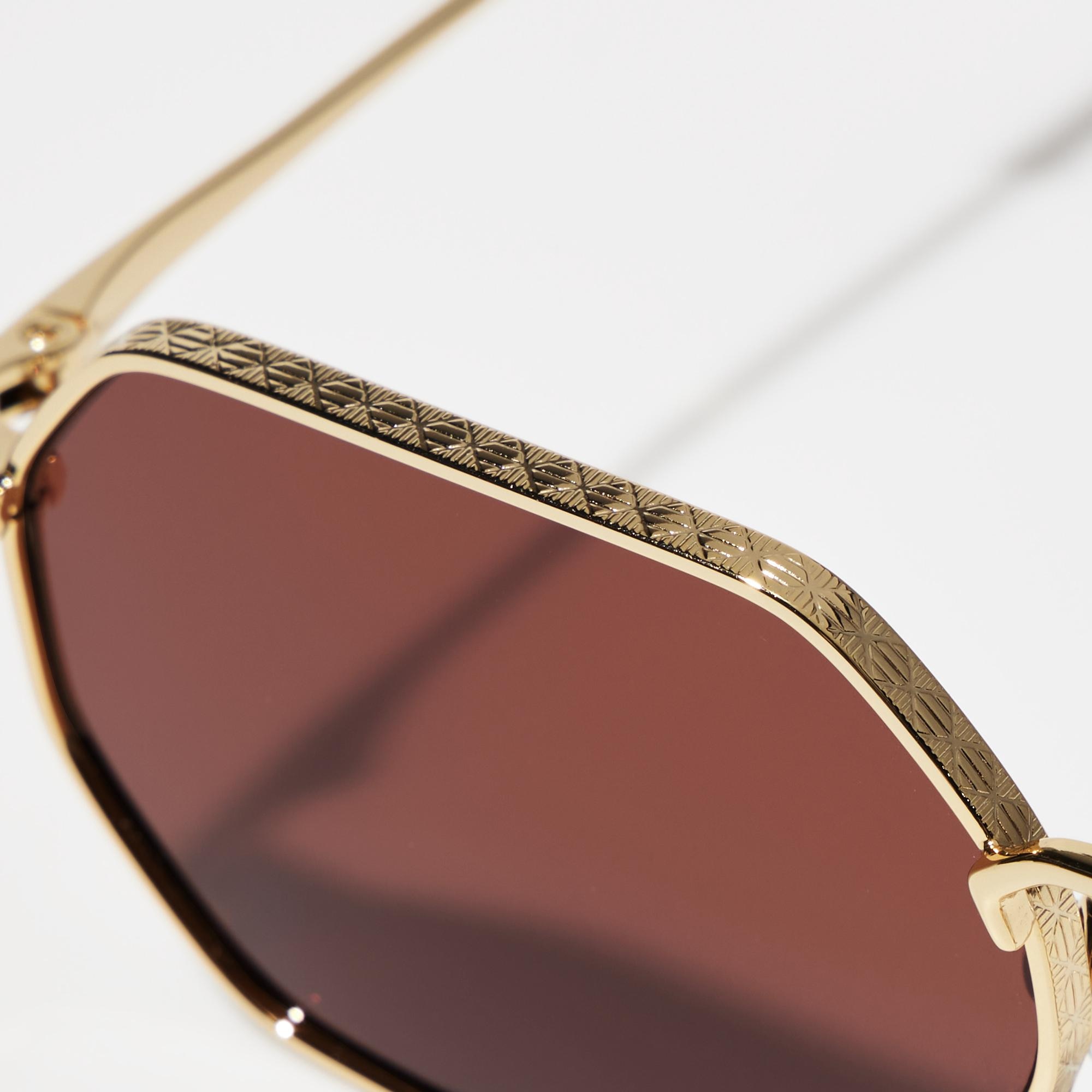 Men's Sunglasses (Hexagon, Metal) | UNIQLO CZ