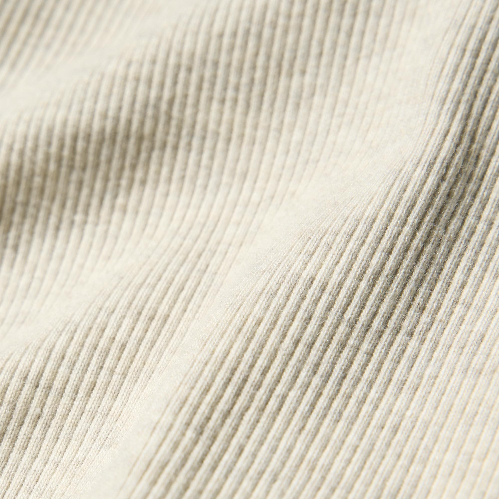 Women's Ribbed Henley Neck Long Sleeve T-Shirt | UNIQLO AT