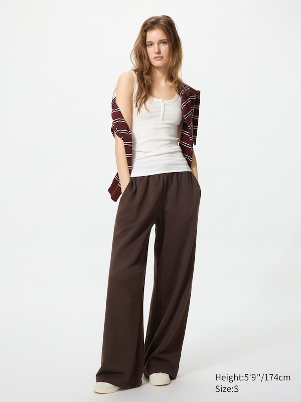 Dames Wijde Joggingbroek (Langer) | UNIQLO NL