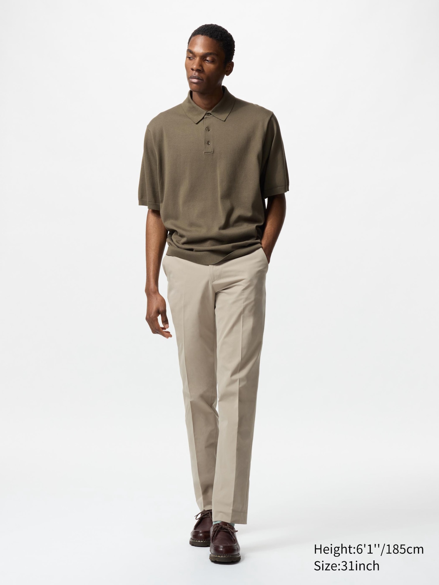 Men's AirSense Trousers (Cotton-Like) | UNIQLO UK
